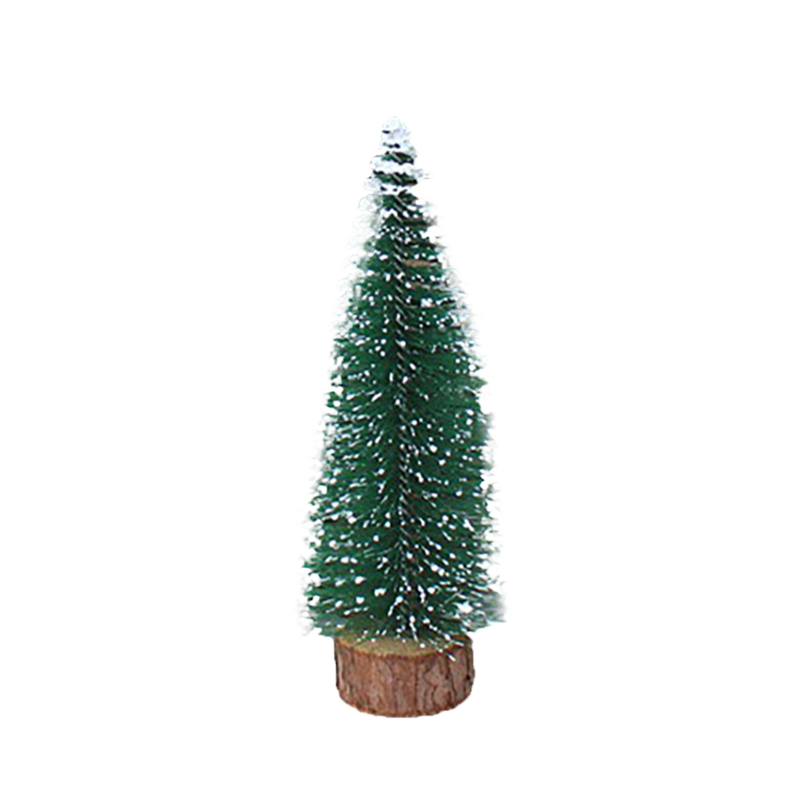 adviicd 1Pcs Artificial Mini Christmas Tree Sisal Snow Trees Bottle ...