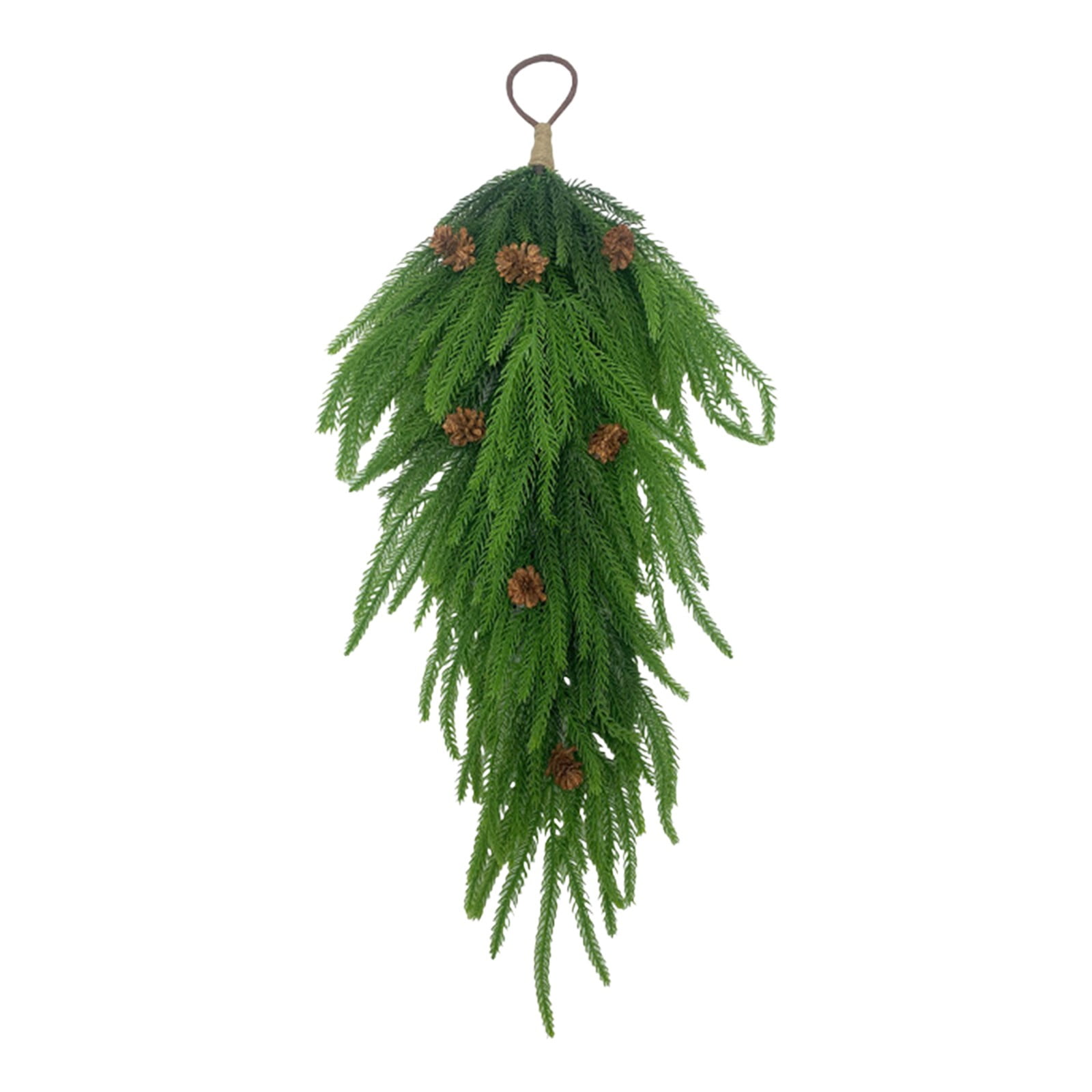 adviicd Artificial Christmas Teardrop Christmas Door Swag Christmas ...