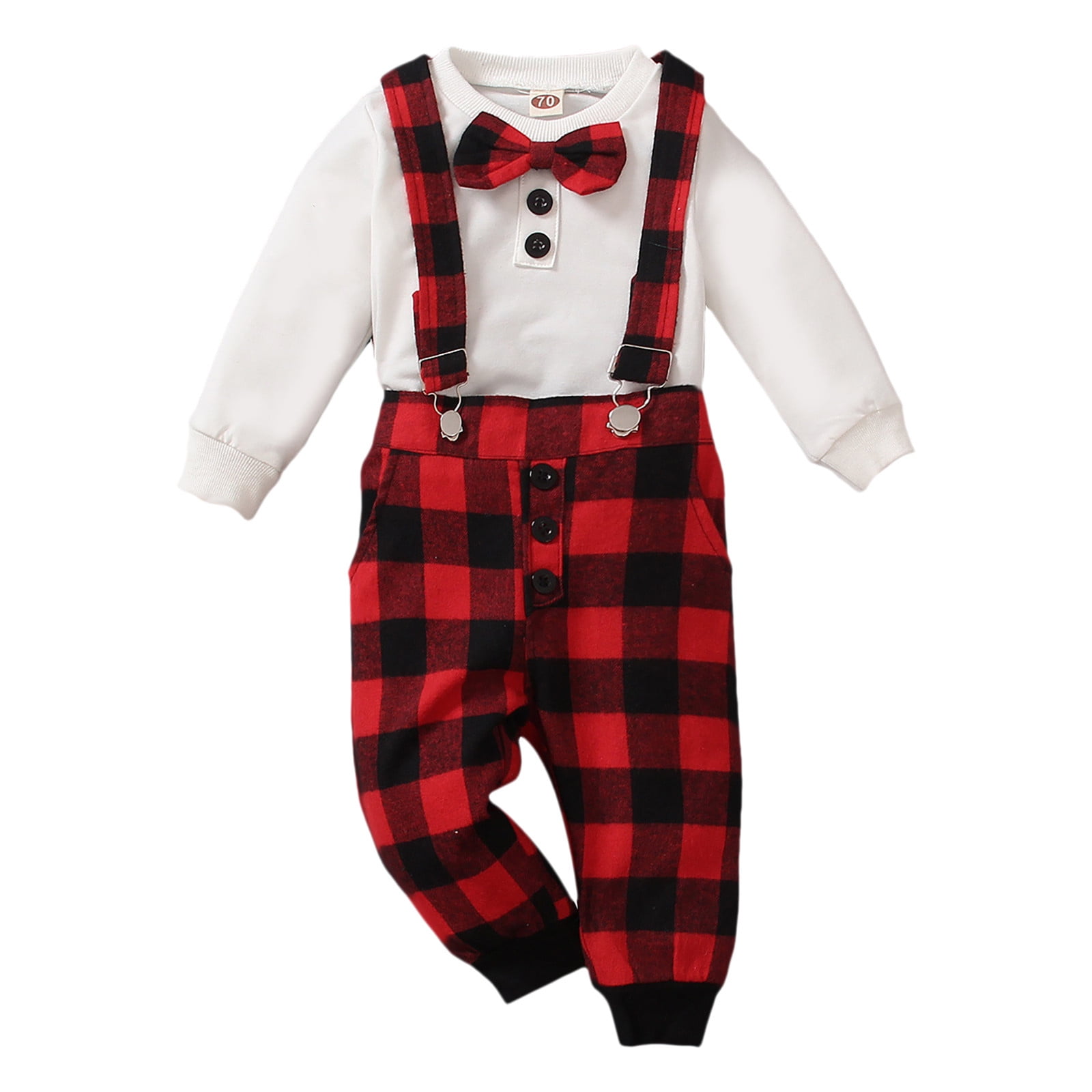 adviicd Baby Boy Outfit Boys Fleece Colorblock Sweatshirt & Pants ...