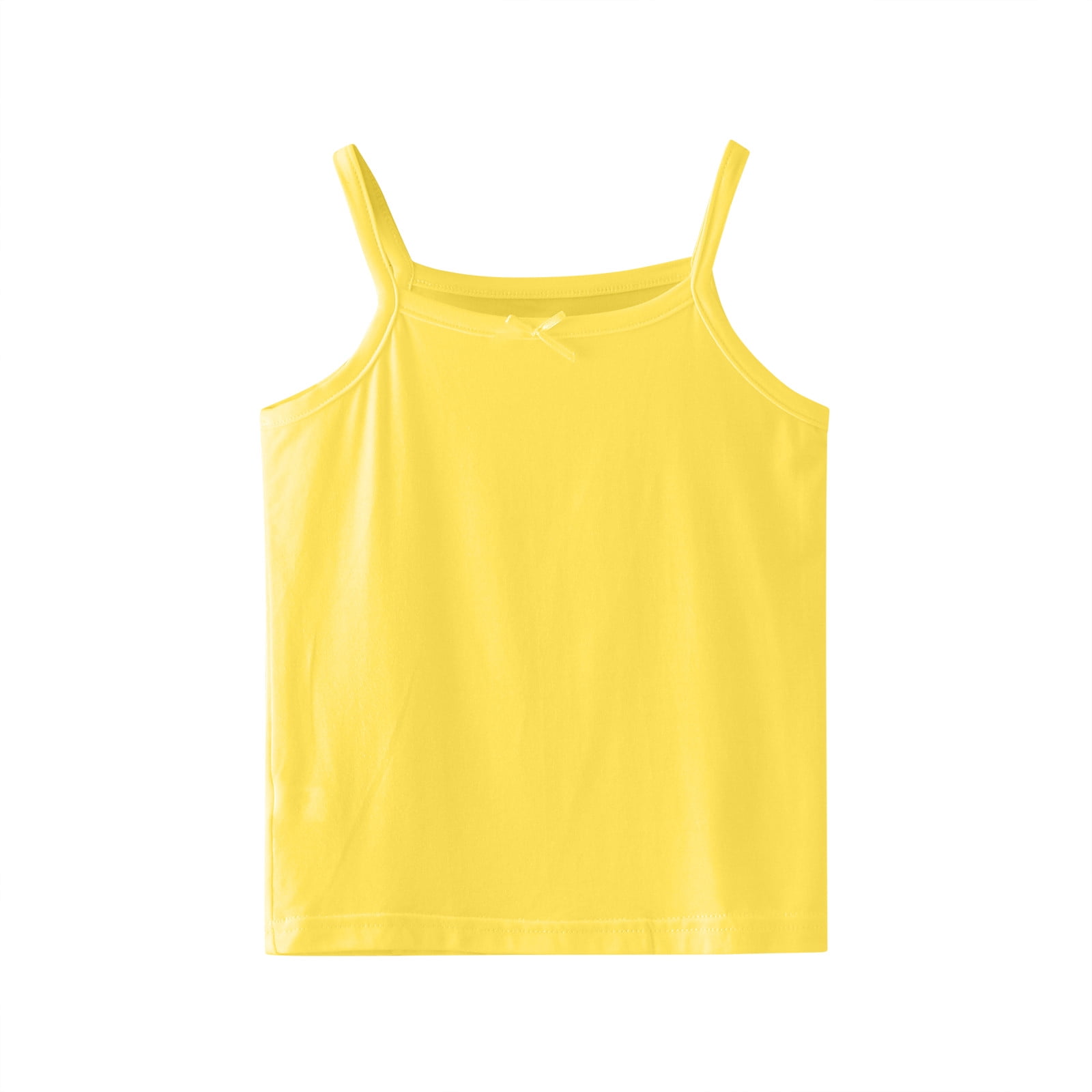 adviicd Baby Toddler Girls Halter Tank Tops (Yellow,2-3 Years ...
