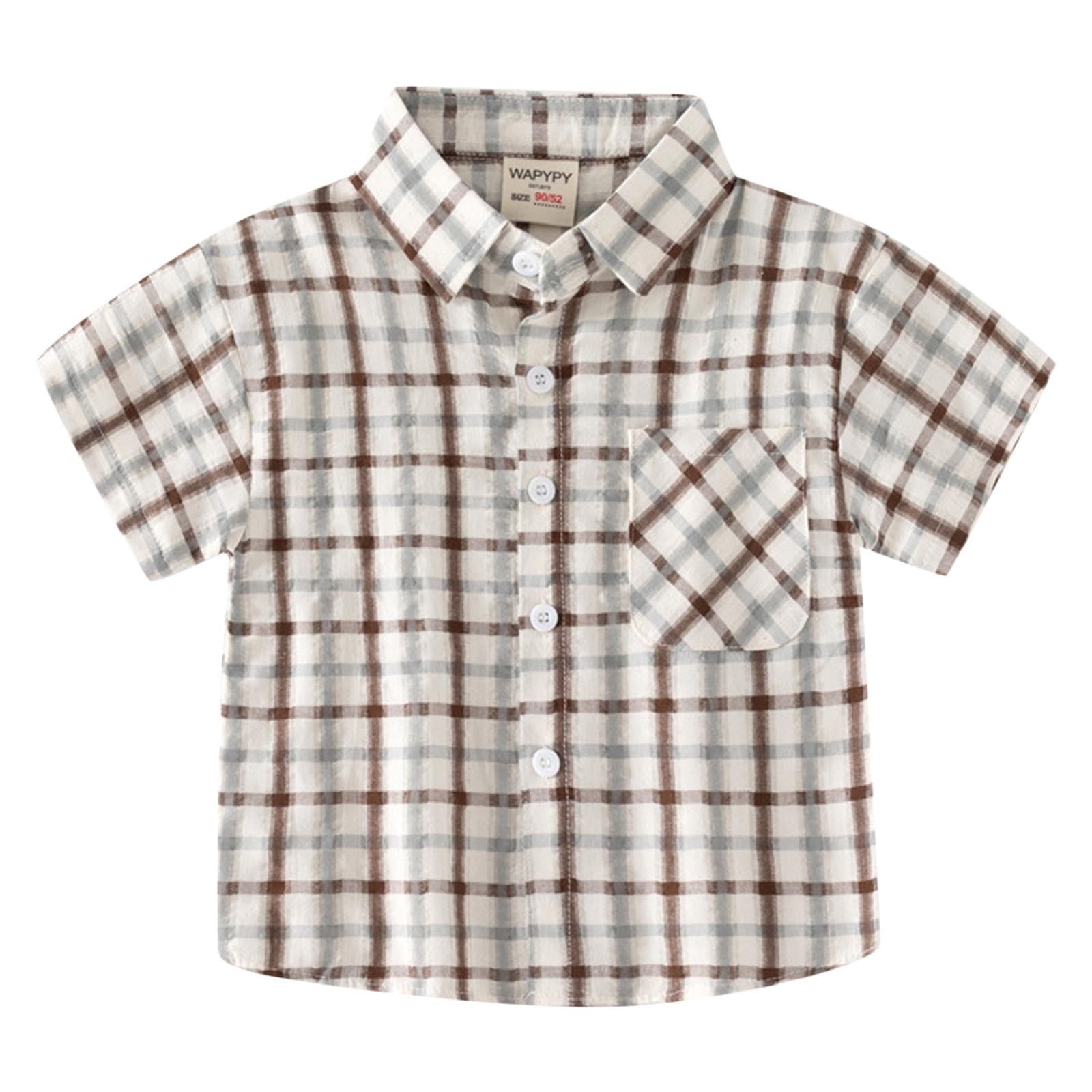 adviicd Boys Spring Shirts Boys Button up Shirt Toddler Boy Shirts ...
