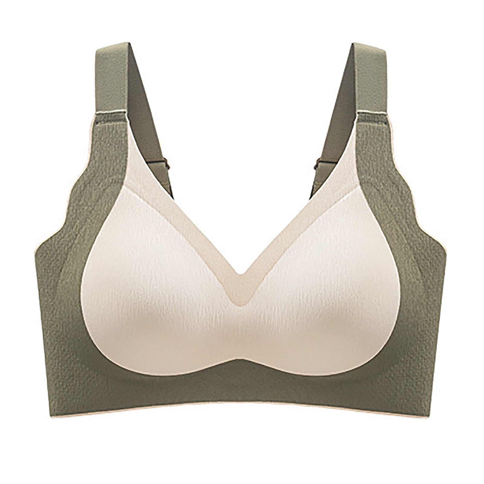 adviicd Bras for Women No Underwire Comfort Seamless Super Gather Bra ...