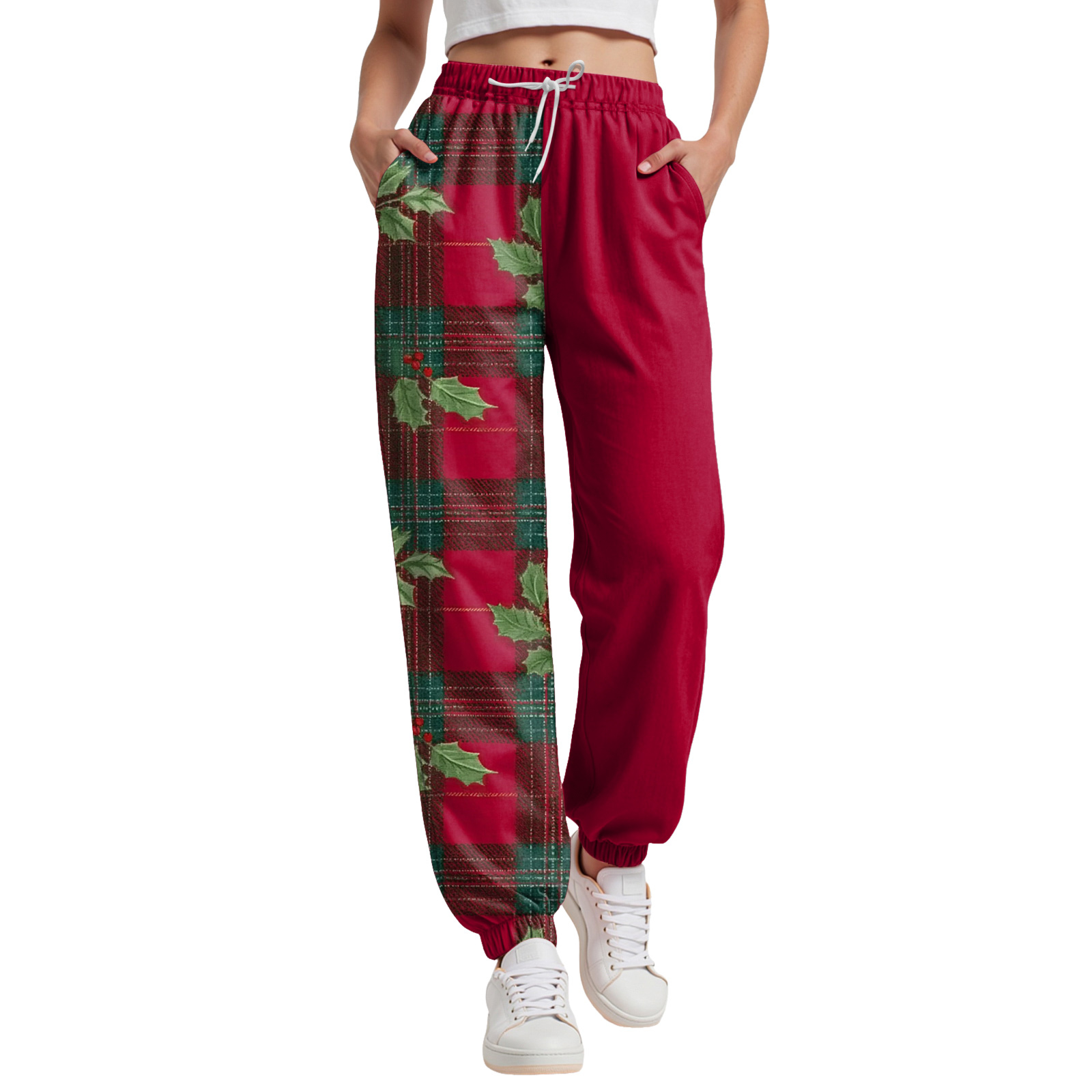 adviicd Christmas Pants for Women High Waisted Baggy Sweatpants Gym ...
