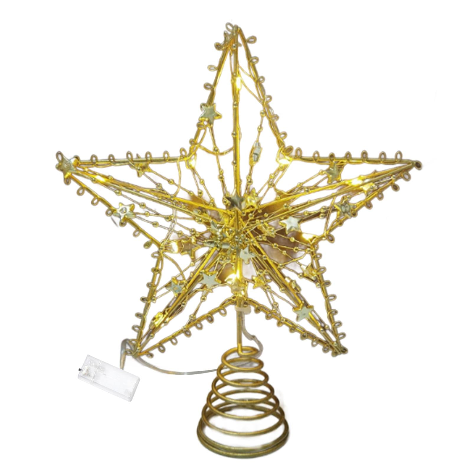 adviicd Christmas Star Tree Topper, Battery Powered Remote Controlled ...