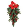 adviicd Christmas Teardrop Swags Trim, Artificial Pine Swag with ...