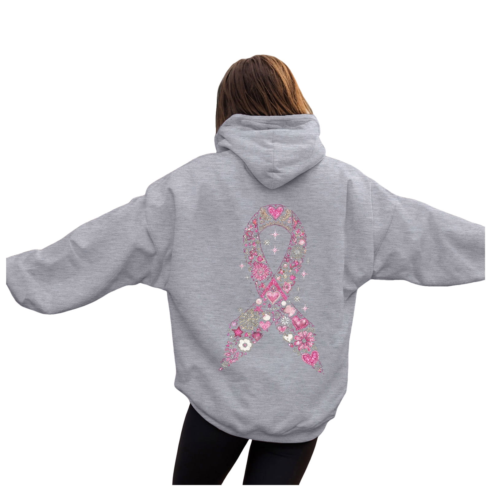 adviicd Cozy Cotton Pullover Hoodie for Women with Graphic Print, Front ...