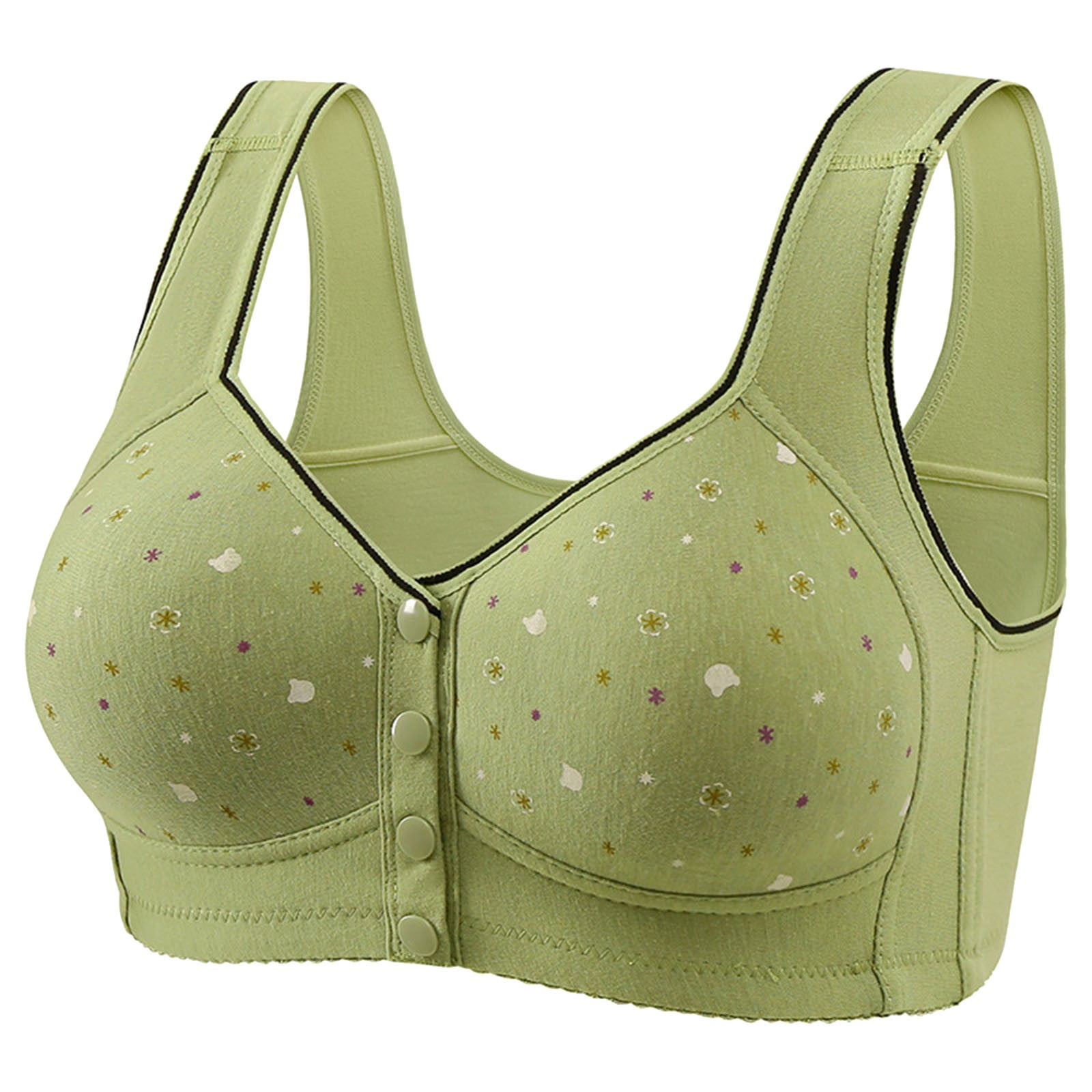 adviicd Daisy Bras for Women, Front Closure, Full Coverage, Comfortable ...