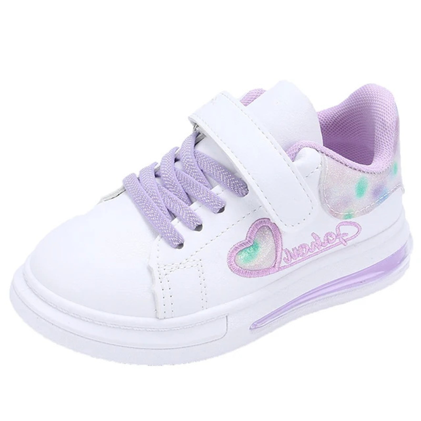 adviicd Girls' Sneakers Boys Girls Sneakers for Kids Non-Slip Tennis ...