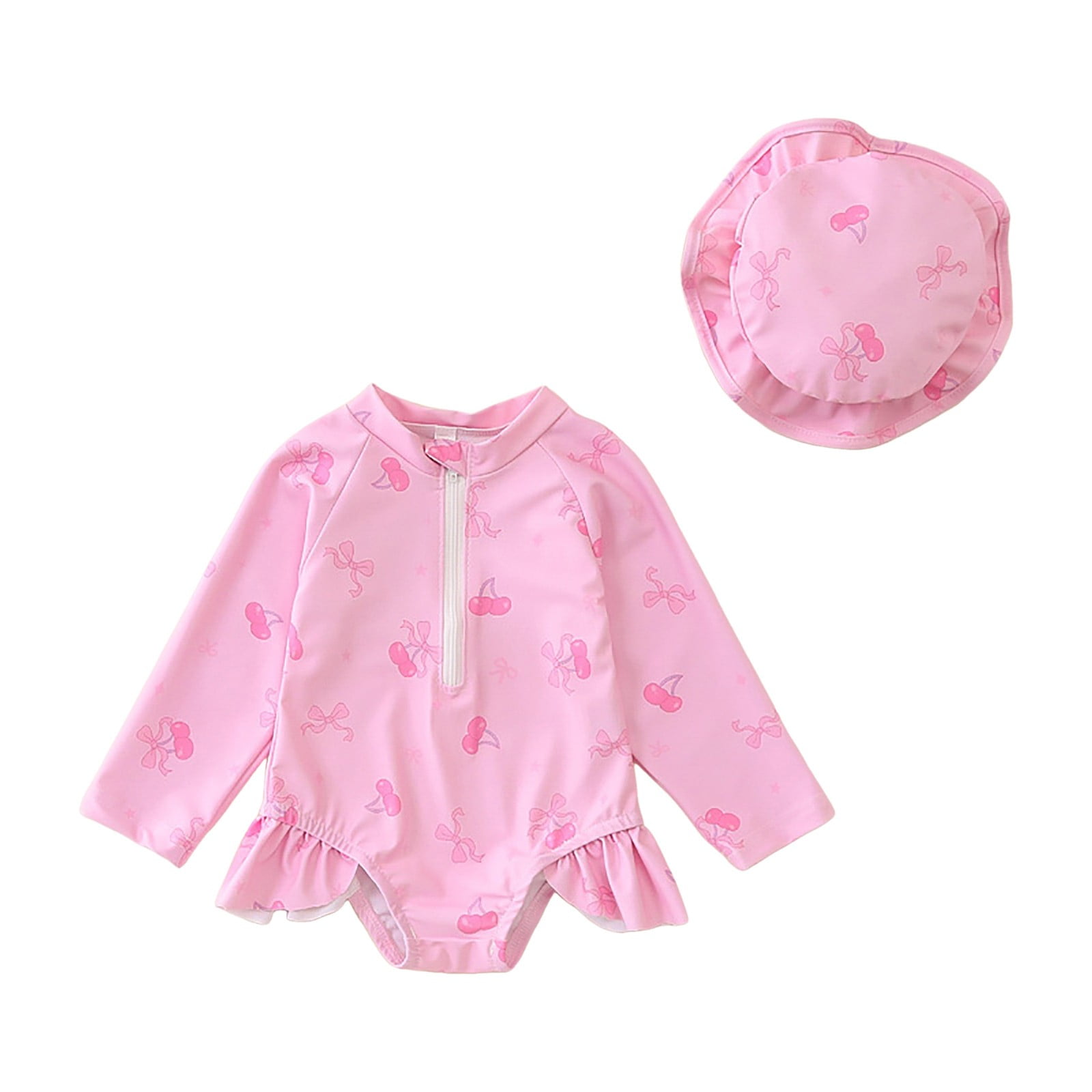 adviicd Girls Tankini Swimsuit Girls Rashguard Swimsuit Long Sleeve One ...