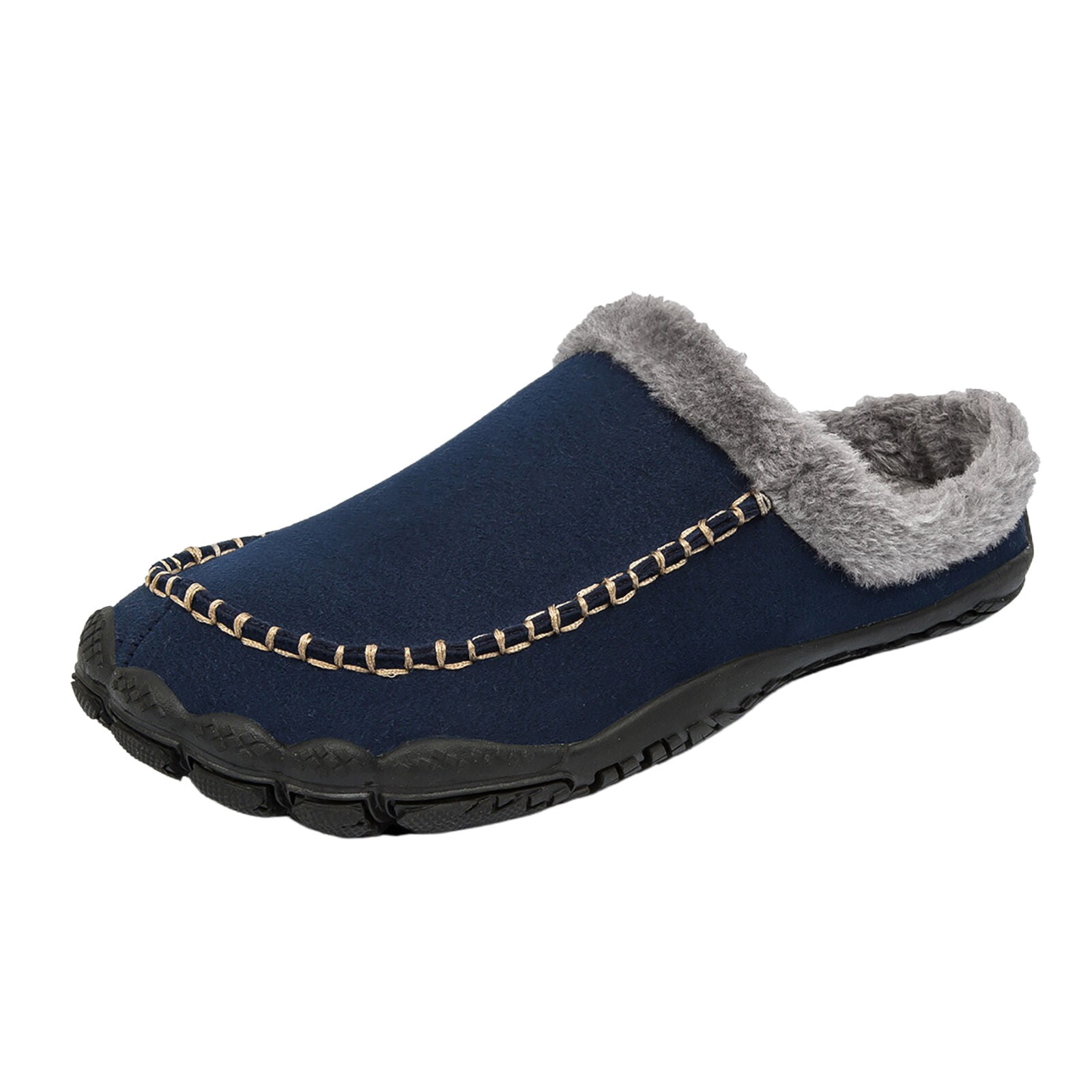 adviicd House Shoes for Men Men House Slippers Indoor Outdoor Plush ...