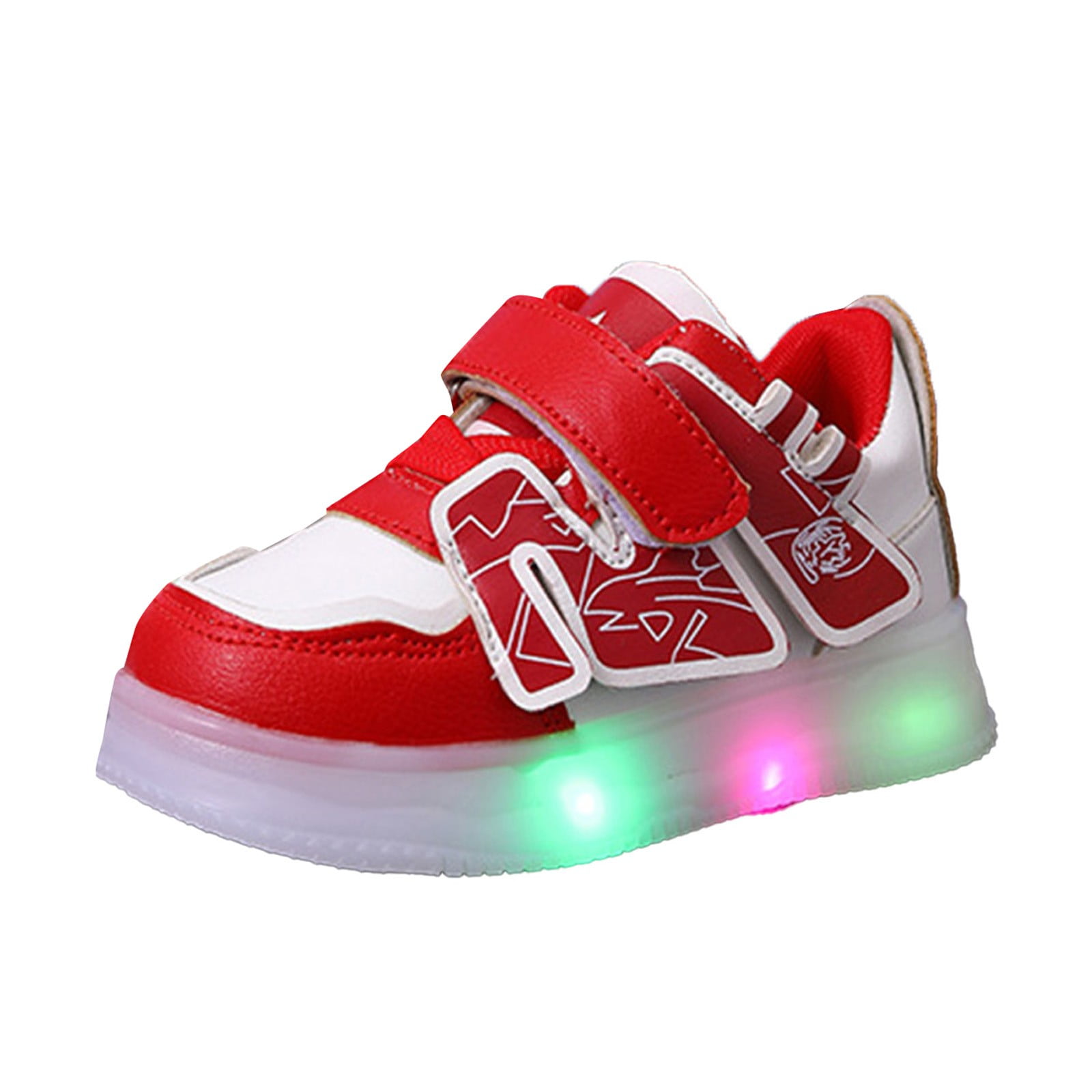 adviicd Kids Led Shoes Toddler Girls Fashion Light Up Sneaker Toddler ...