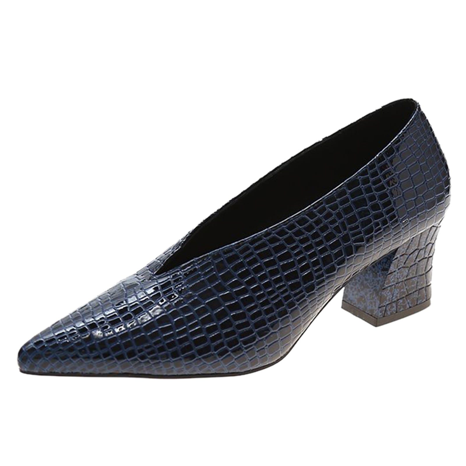 adviicd Ladies Dress Shoes Leisure Solid Shoes Women Toe Single Color ...