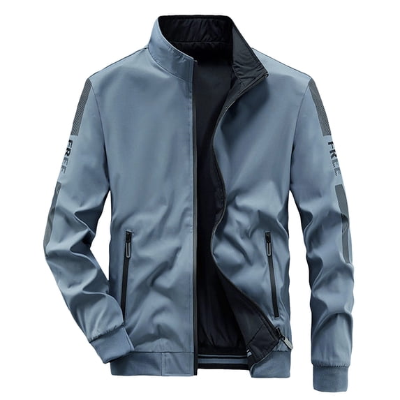 adviicd Men's Lightweight Jackets Men's Jackets Spring Fall Coat Jacket ...