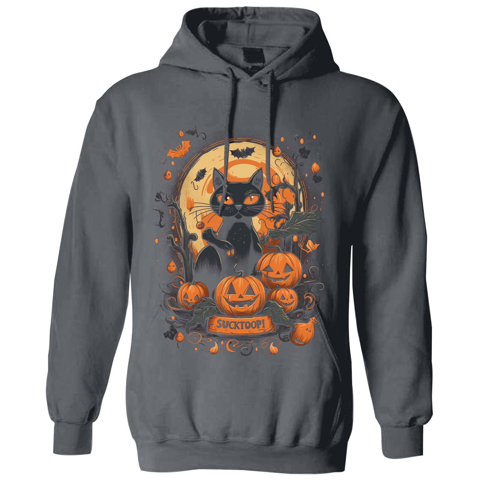 adviicd Spooky Season Graphic Hooded Sweatshirt for Women - Relaxed Fit ...