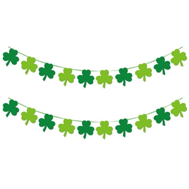 St. Patrick’s Day Decorations Shamrock Garland Clover String Garland ...