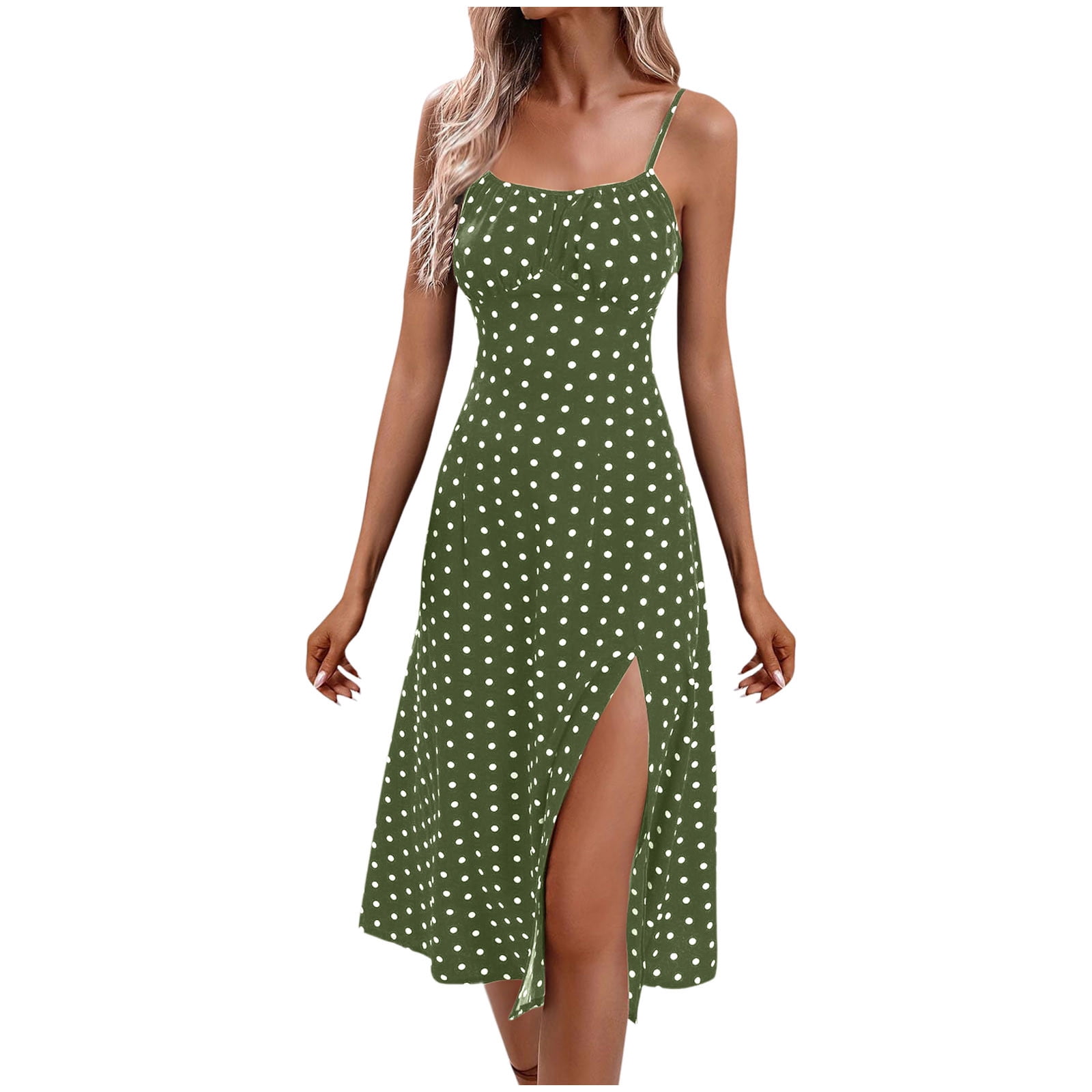 adviicd Summer Dresses for Women 2025,Adjustable Spaghetti Strap ...