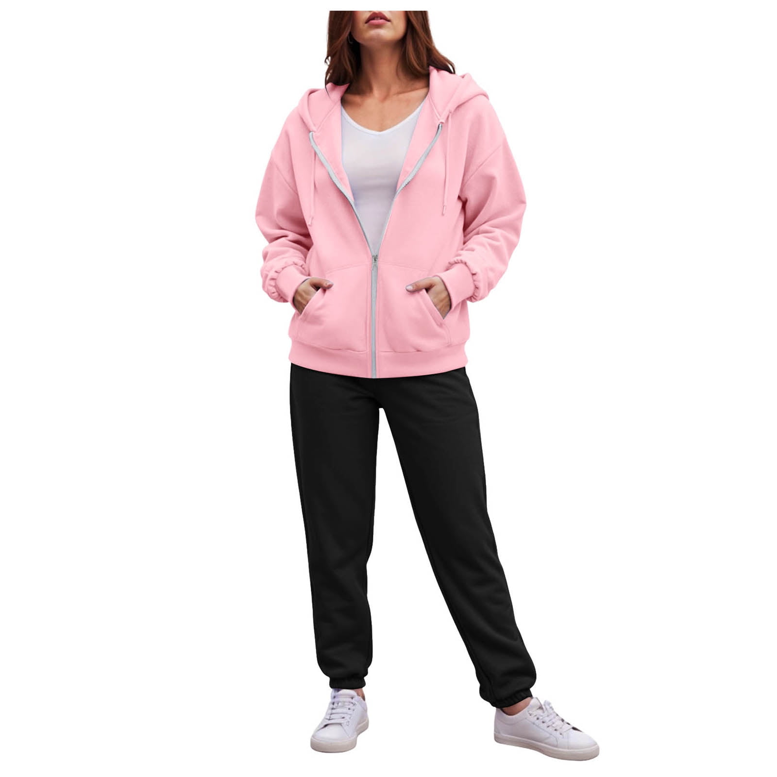 adviicd Sweatsuits for Women 2 Piece Outfits Fall Fleece Sweatshirt ...