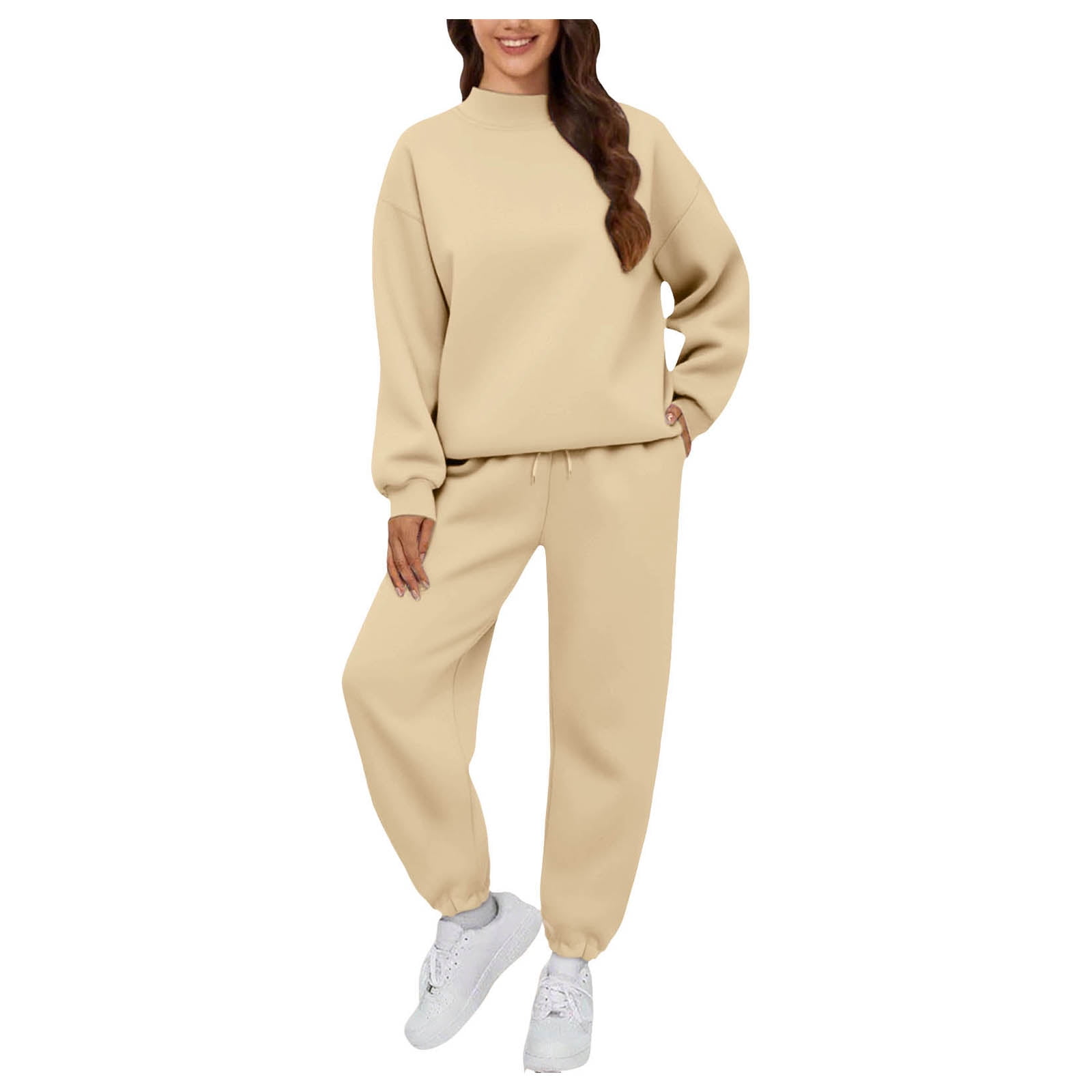 adviicd Women 2 Piece Outfits Sweat Sets 2025 Oversized Casual Lounge ...