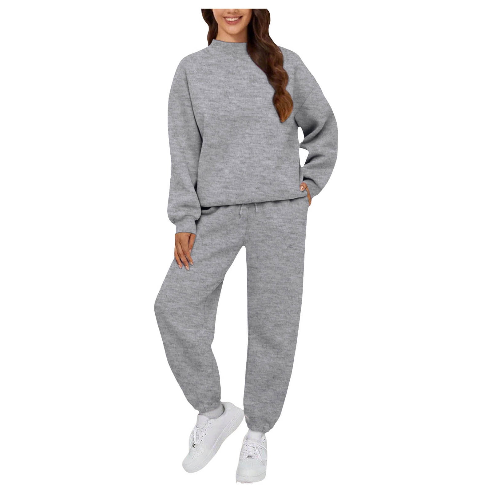 adviicd Women 2 Piece Outfits Sweat Sets 2025 Oversized Casual Lounge ...