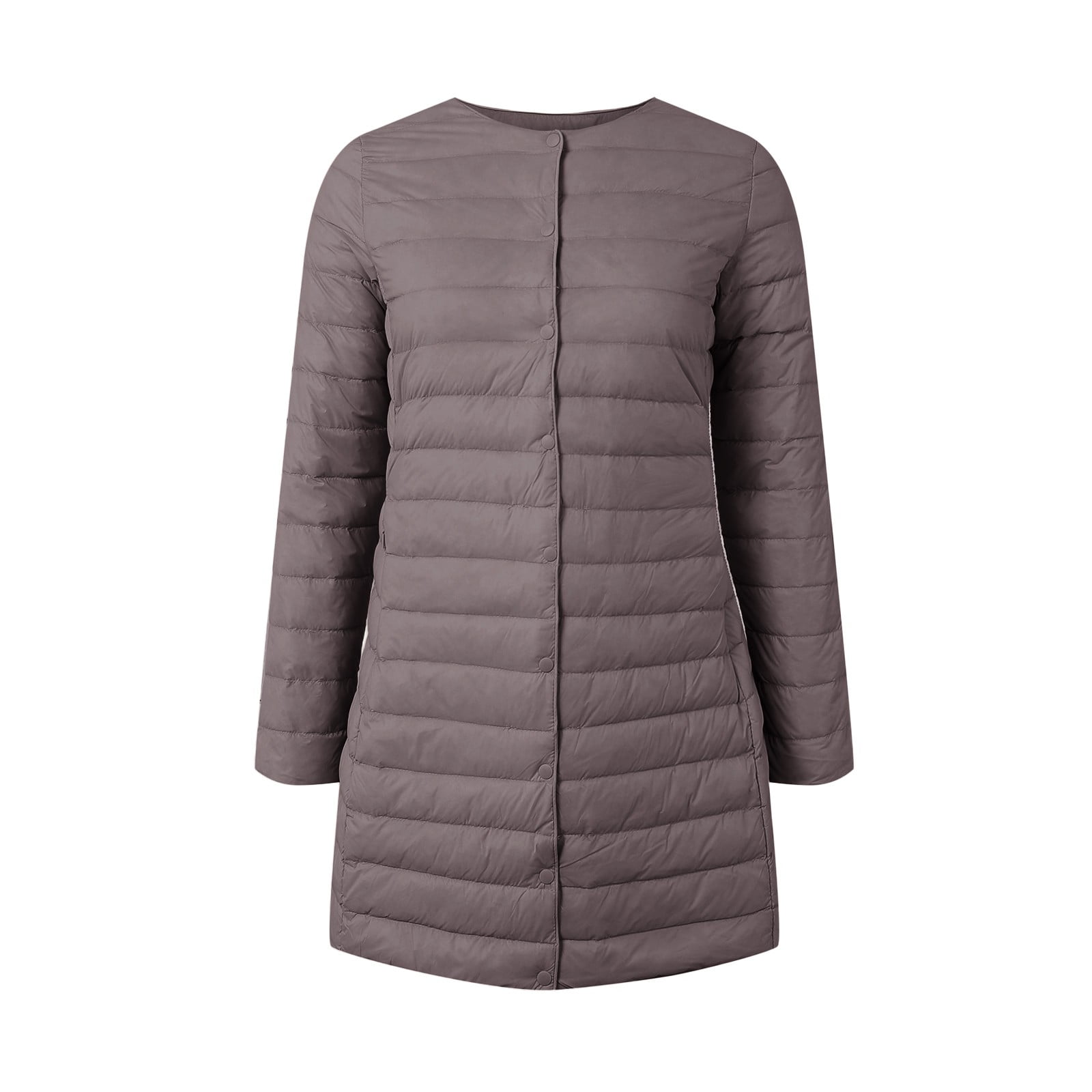 adviicd Women Packable Warm Winter Puffer Jacket Lightweight Quilted Duck Down Coat Wind-Proof ...