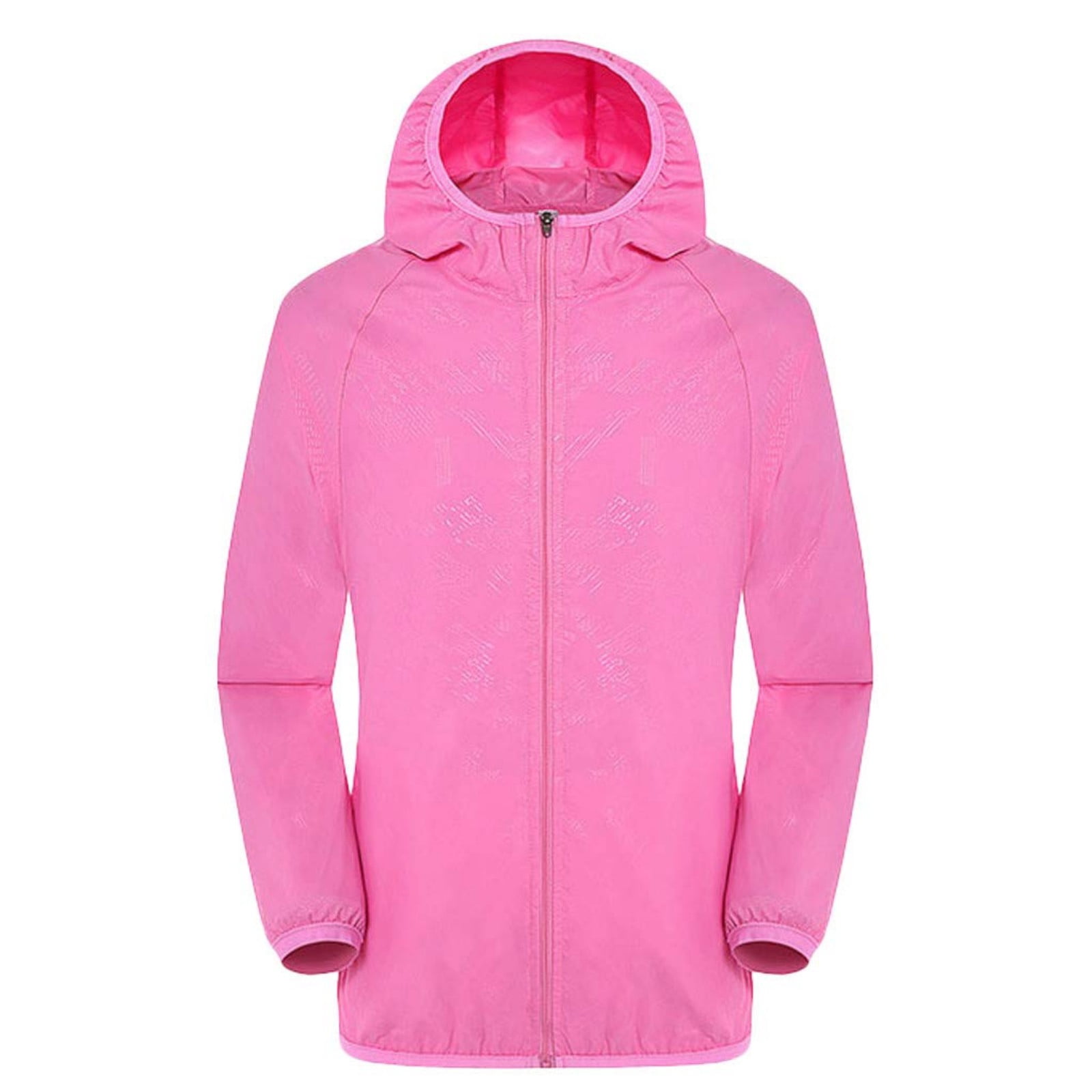 adviicd Women's Lightweight Hooded Windbreaker Jacket - Zip-Up Casual ...