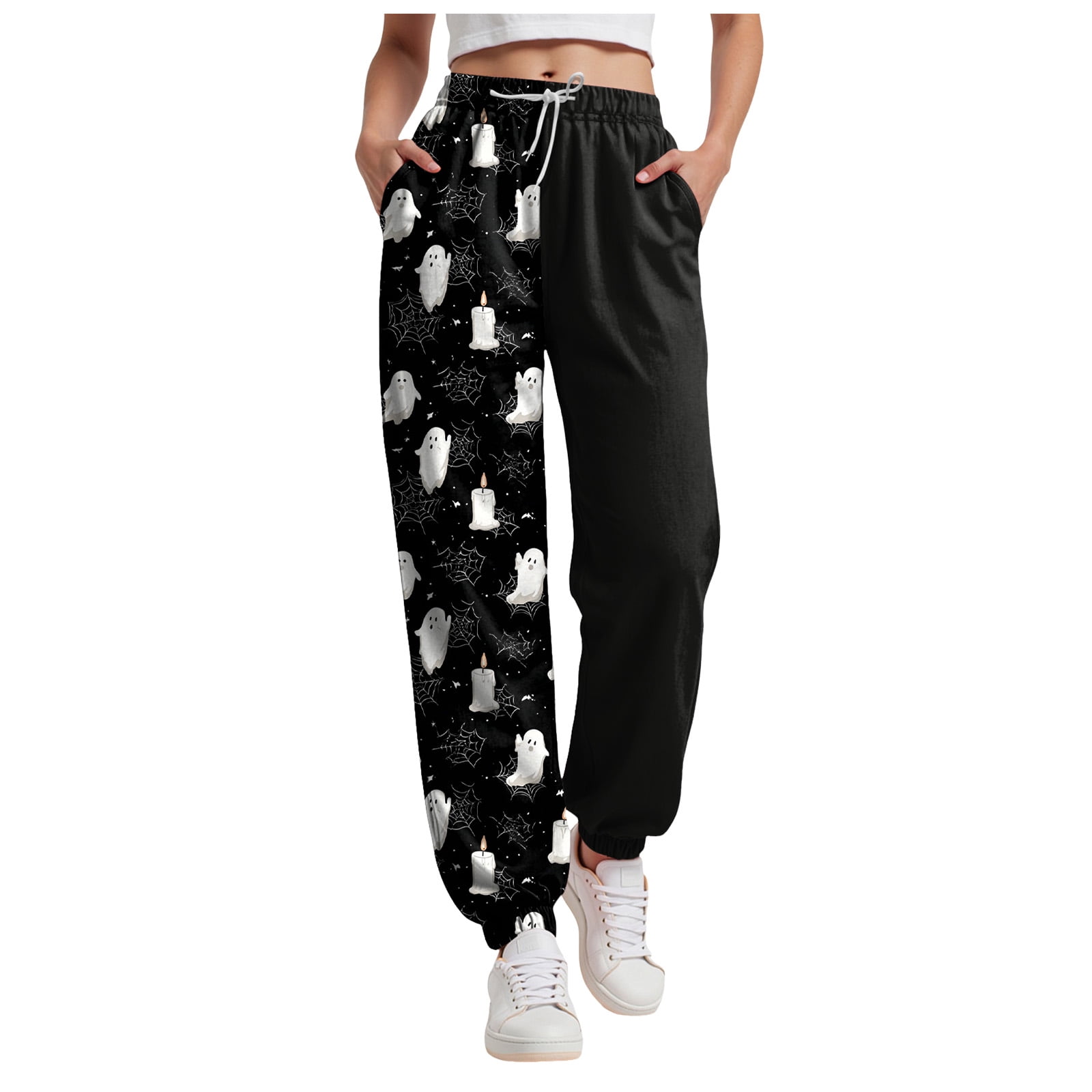 adviicd Women's Novelty Halloween Pants | Baggy Comfy Sweatpants for ...
