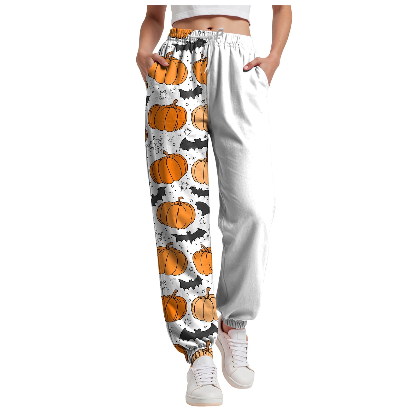 adviicd Women's Novelty Halloween Pants | Baggy Comfy Sweatpants for ...