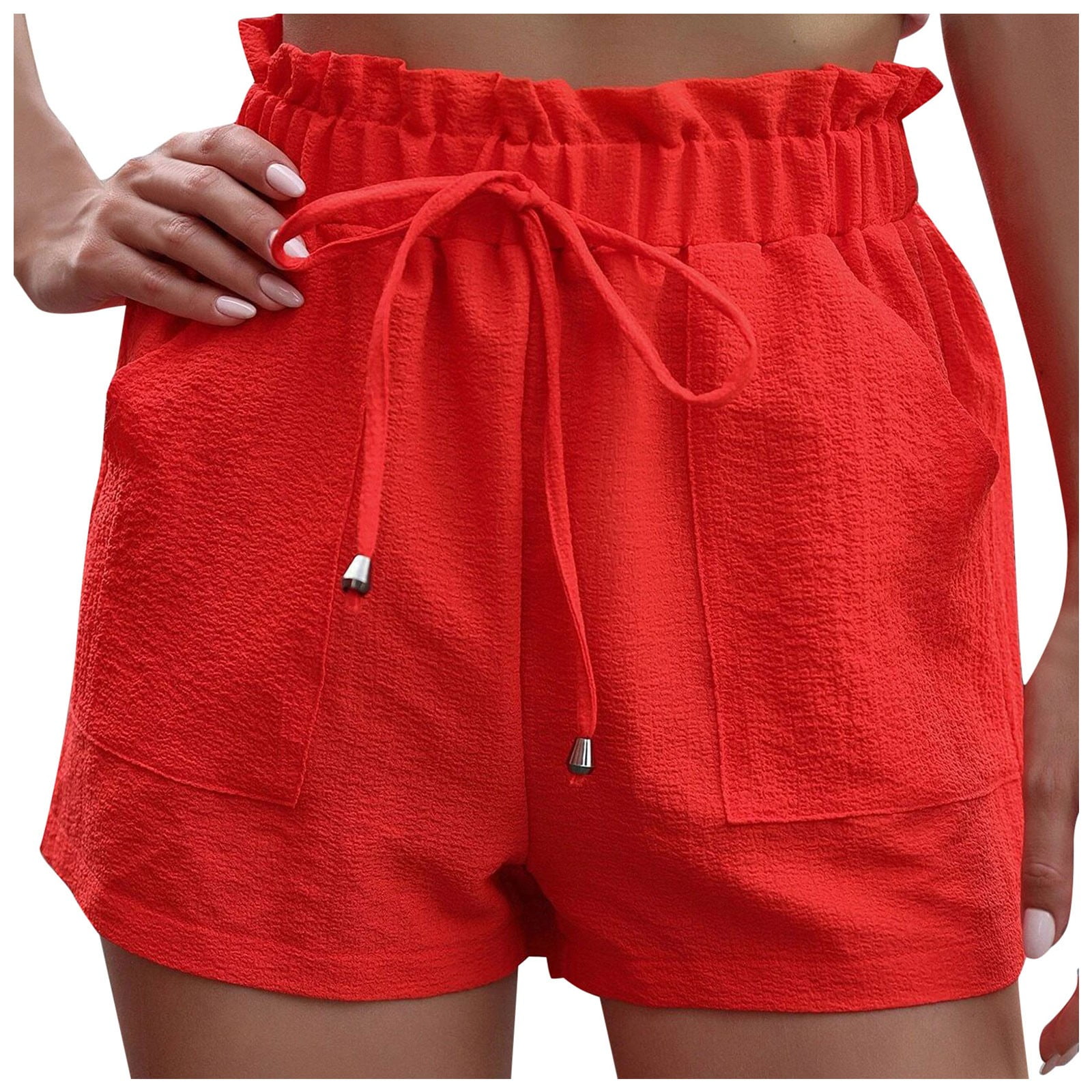 adviicd Women's Shorts 2025 Summer Casual Beach Bermuda High Waist ...