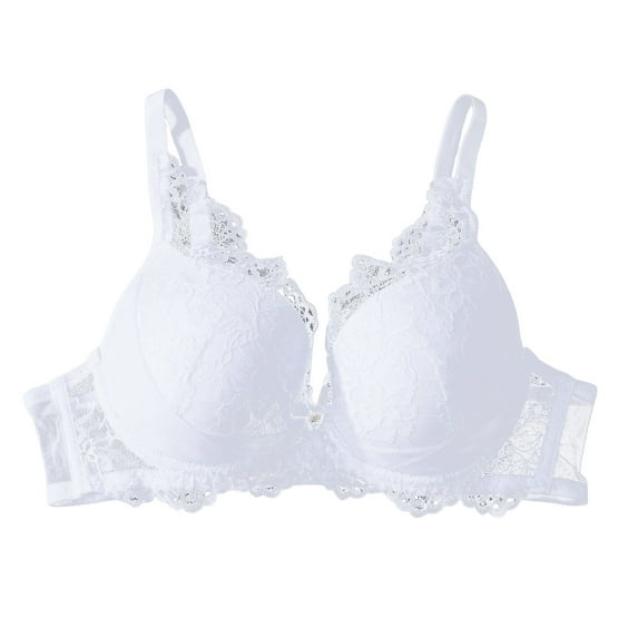 adviicd Women's Unlined Lace Underwire, Balconette 4-Way Support ...