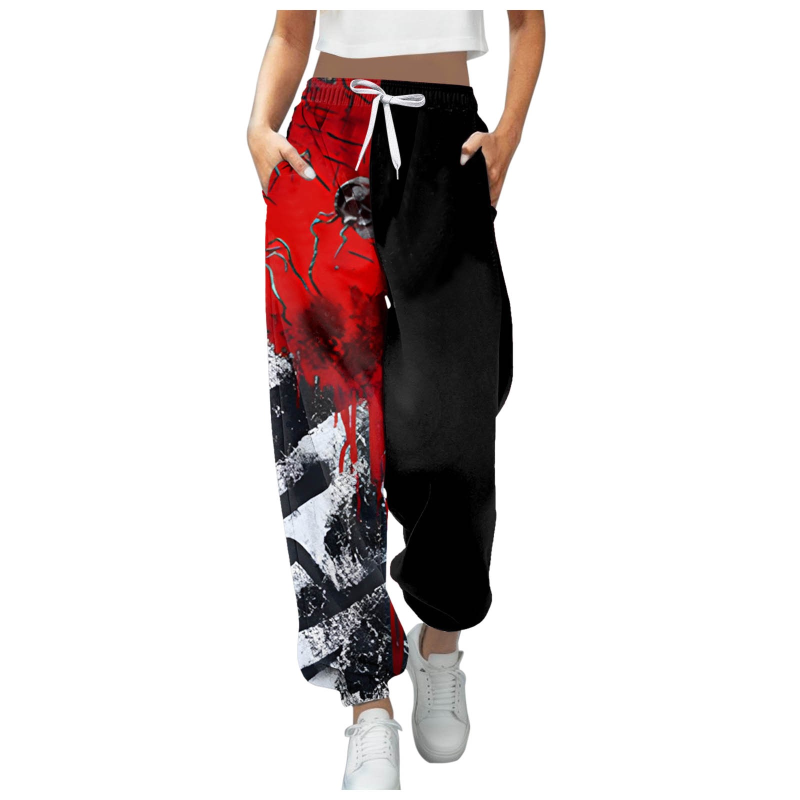 adviicd Womens Joggers with Pockets 2025 Halloween Trendy Baggy ...