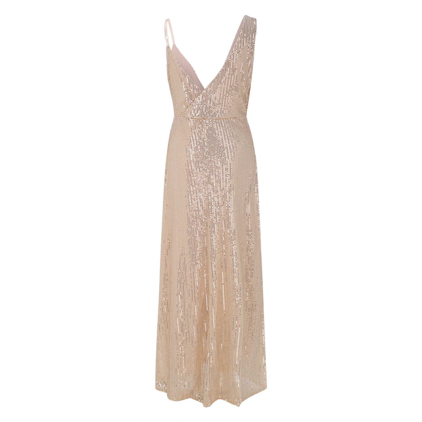 Adviicd Womens Summer Dresses Womens Plus Size V Neck A Line Sequin