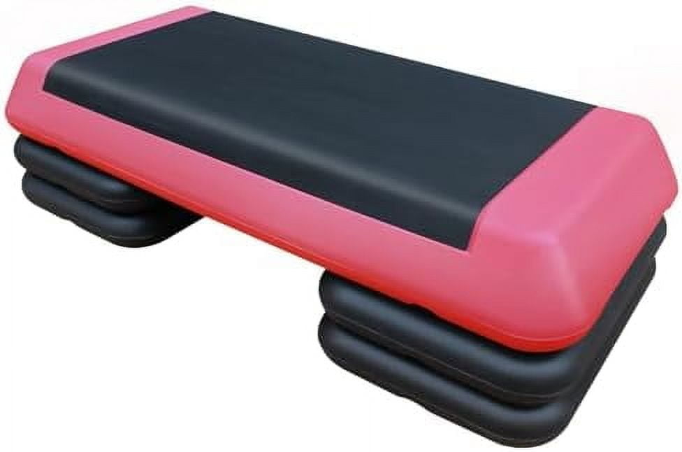 aerobic step platform height adjustable workout step 4" - 6" - 8" for ...