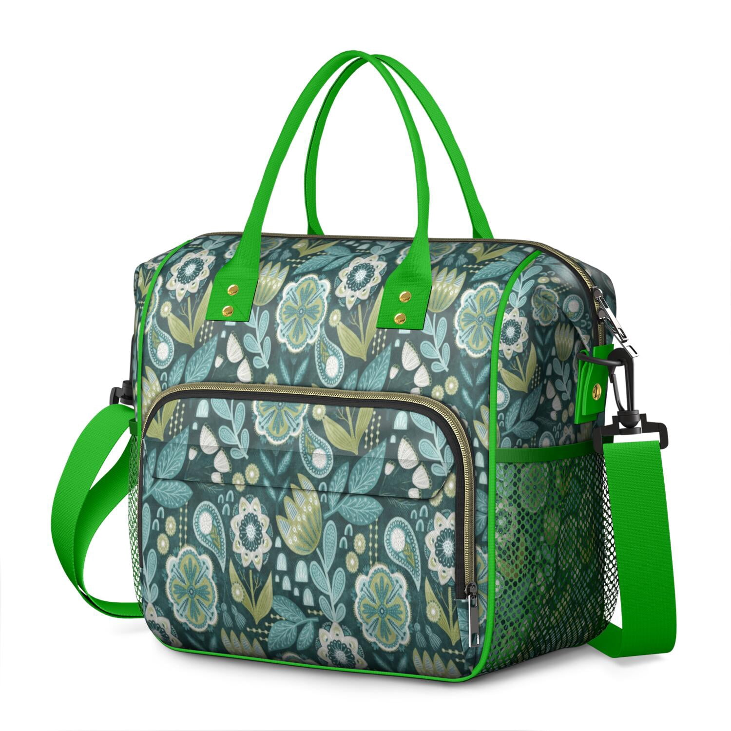 aesthetic Print Insulated Lunch Bag Large Lunch Box Reusable Lunch Tote ...
