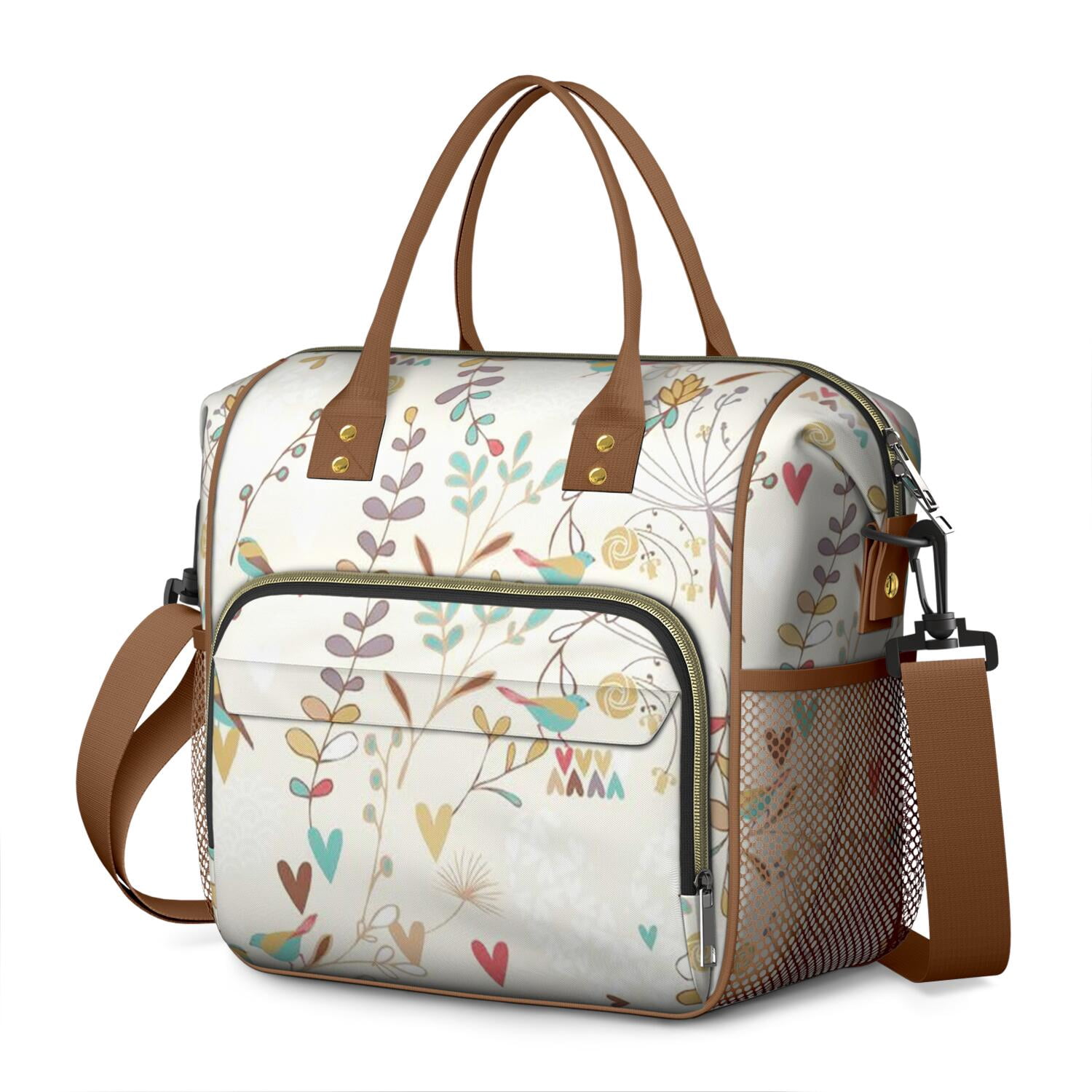 aesthetic Print Insulated Lunch Bag Large Lunch Box Reusable Lunch Tote ...