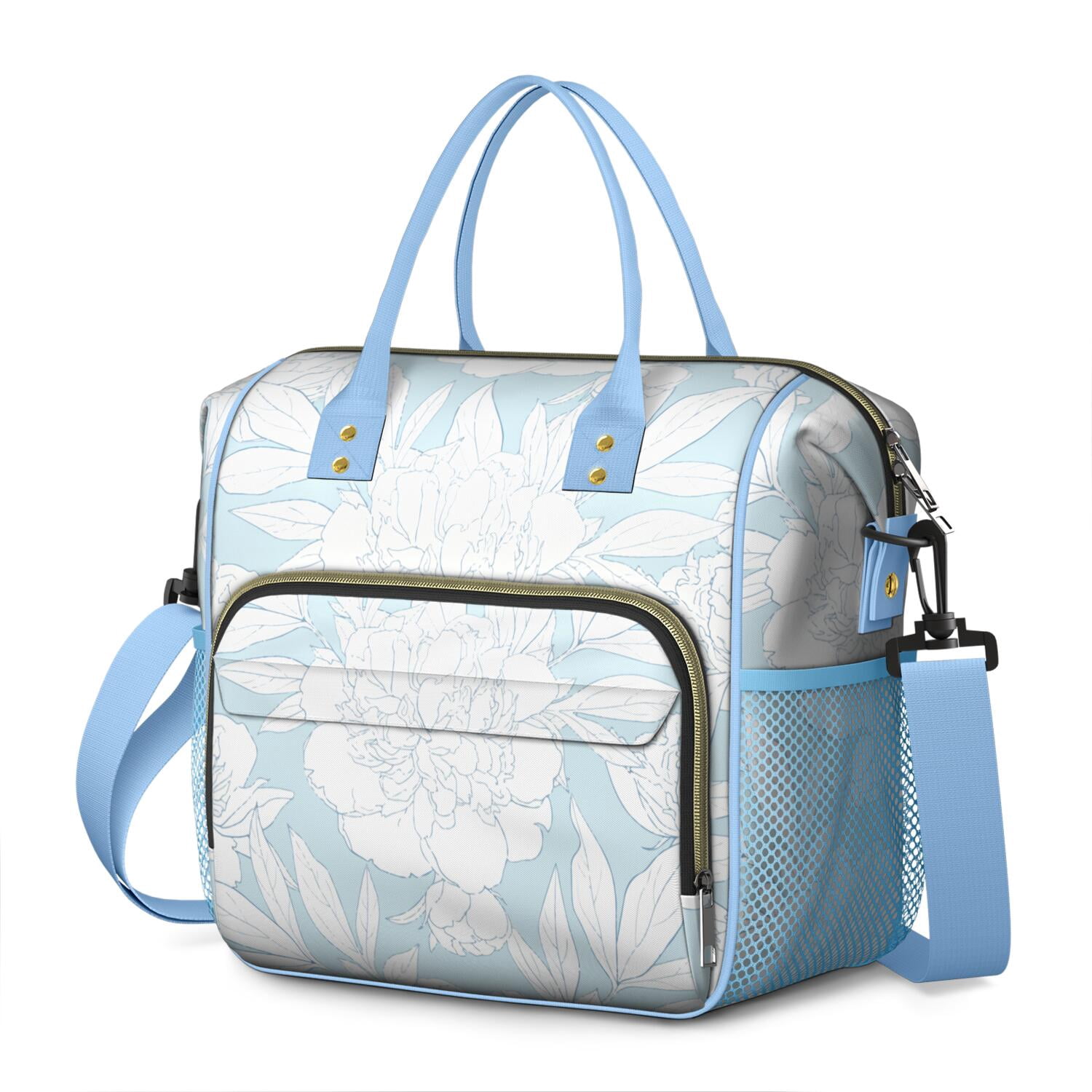 aesthetic Print Insulated Lunch Bag Large Lunch Box Reusable Lunch Tote ...