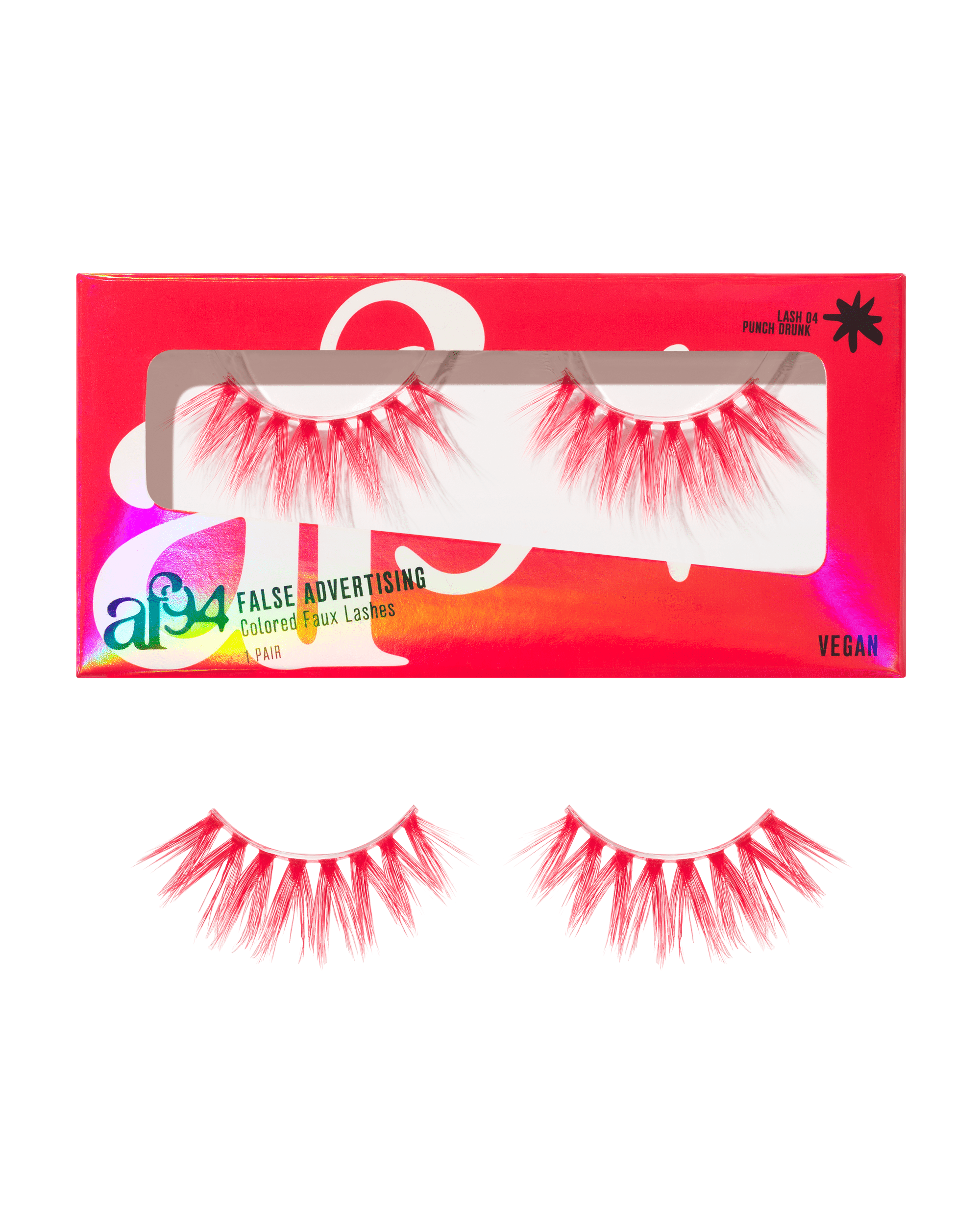 af94 False Advertising Faux Full Color Lashes - Walmart.com