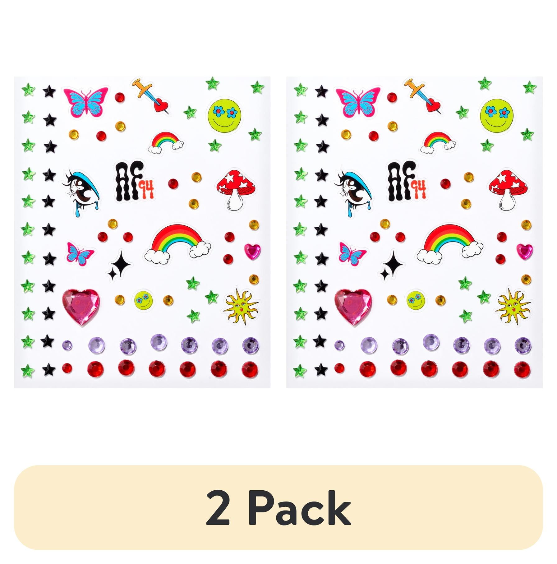 (2 pack) af94 Joystickers Face Stickers - Walmart.com