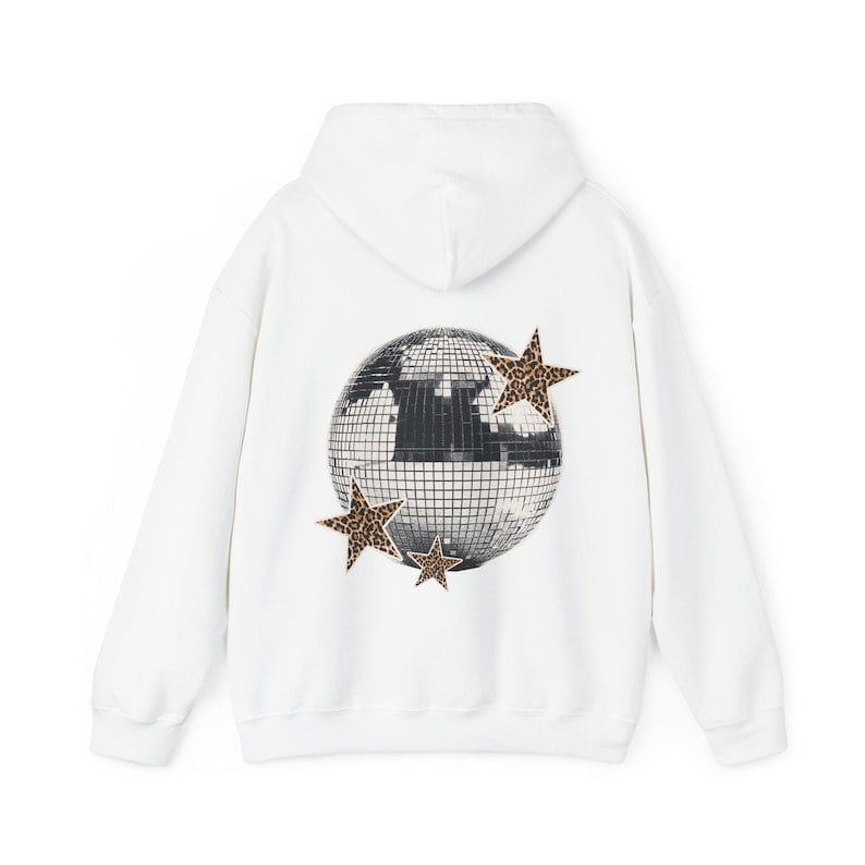 affordable hoodies, Disco Ball Leopard Stars Hoodie, Disco Ball Hoodie ...