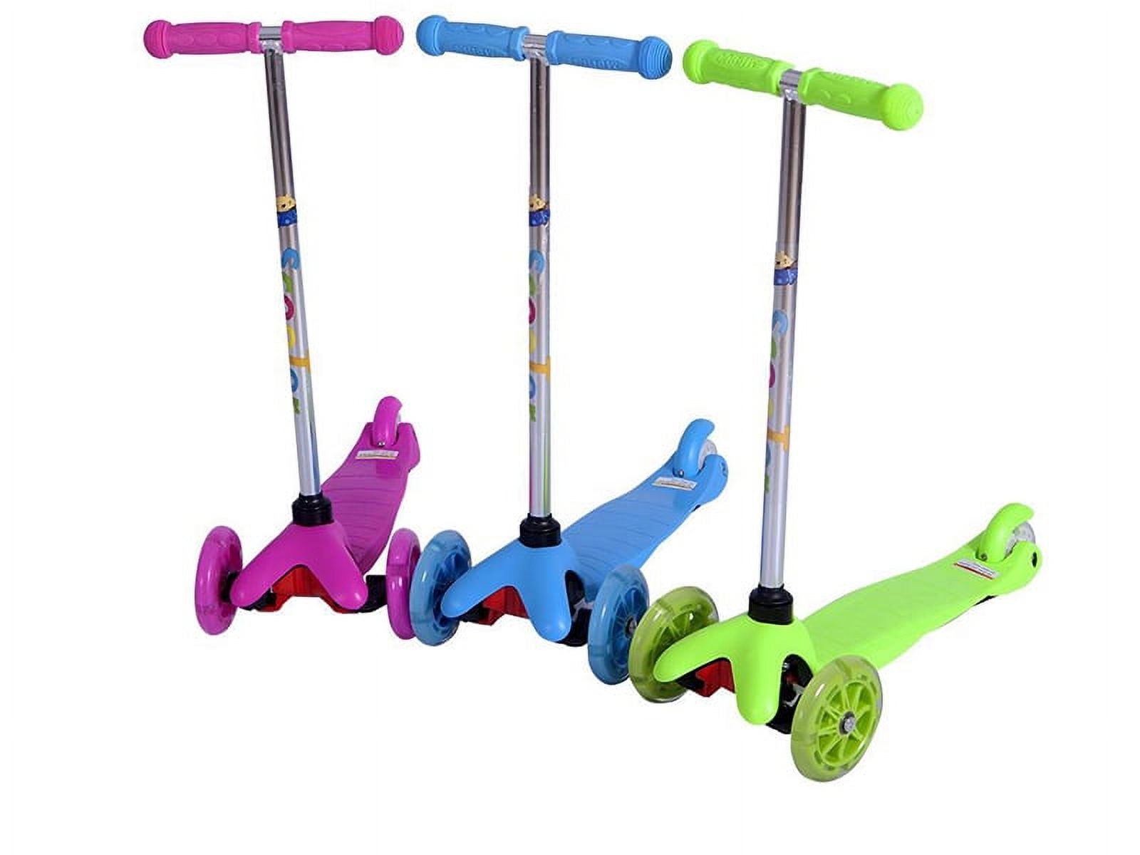 ages 2-5 VERTIGO SWIVEL SCOOTER with L.E.D LIGHTED WHEELS! GREEN BODY ...