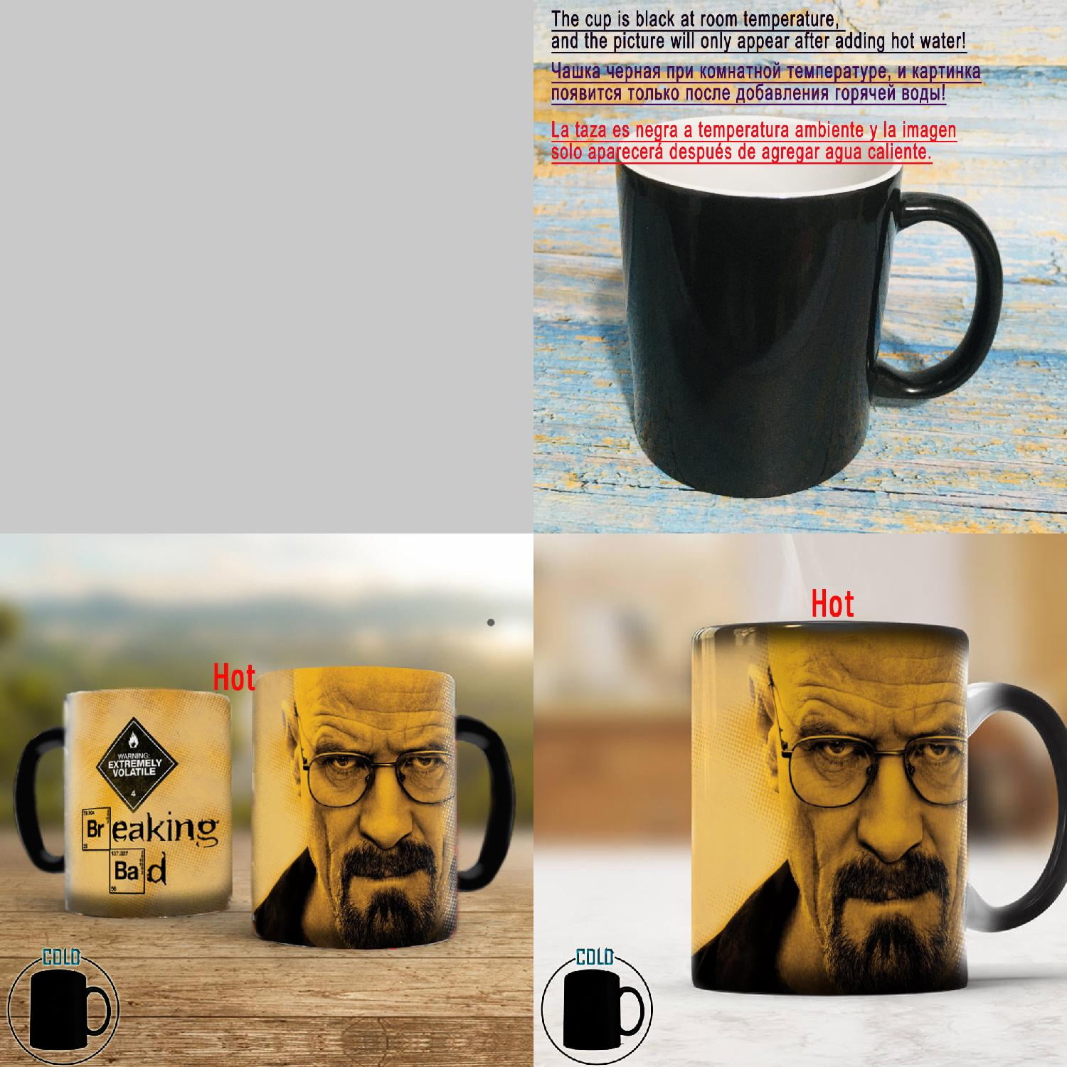 agical Breaking Bad Color Changing Ceramic Coffee Cup - 350ml Unique ...