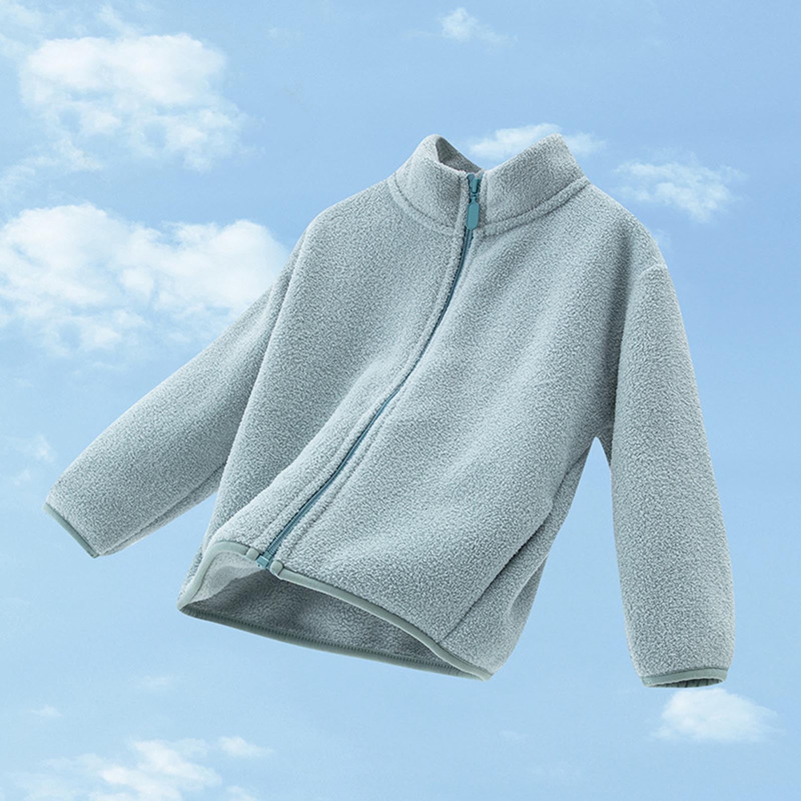 aidice Baby Boy Girl Clothes Long Sleeve High Neck Loose Comfy Fleece ...