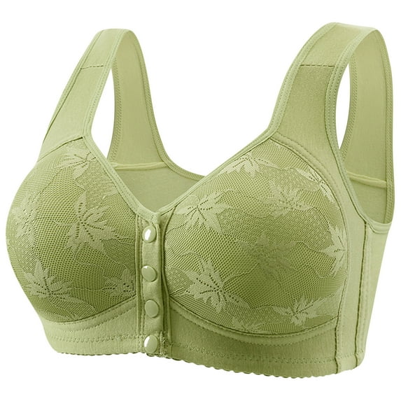 aidice Plus Size Bras for Women No Underwire Front Closure Comfy ...