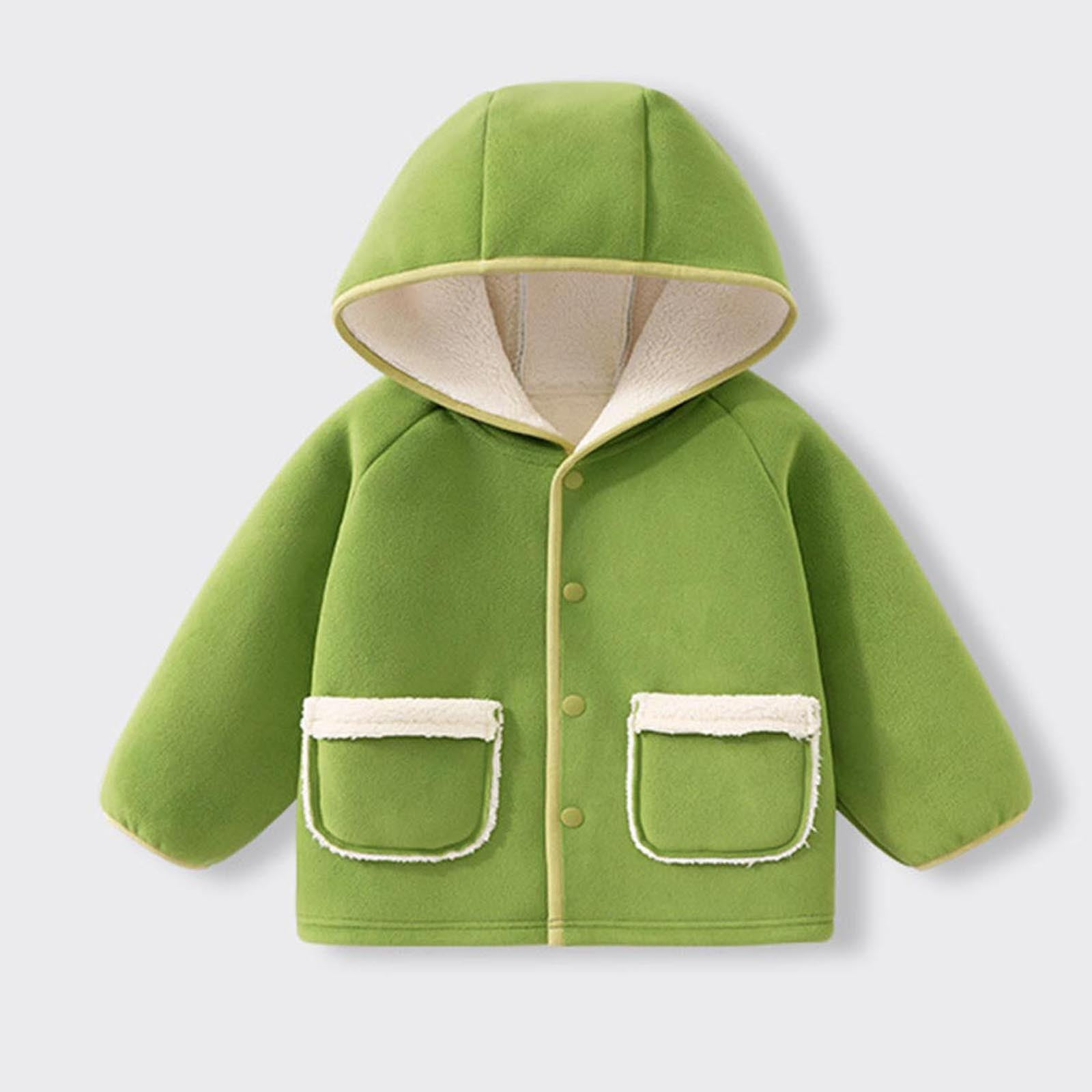 aidice Toddle Baby Clothes Fall Winter Warm Fleece Button up Blouses ...