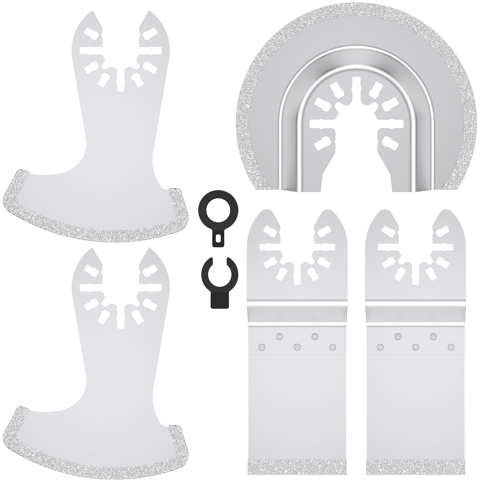 aijun 5 Pcs Multitool Diamond Blades Durability High Efficiency Grout ...