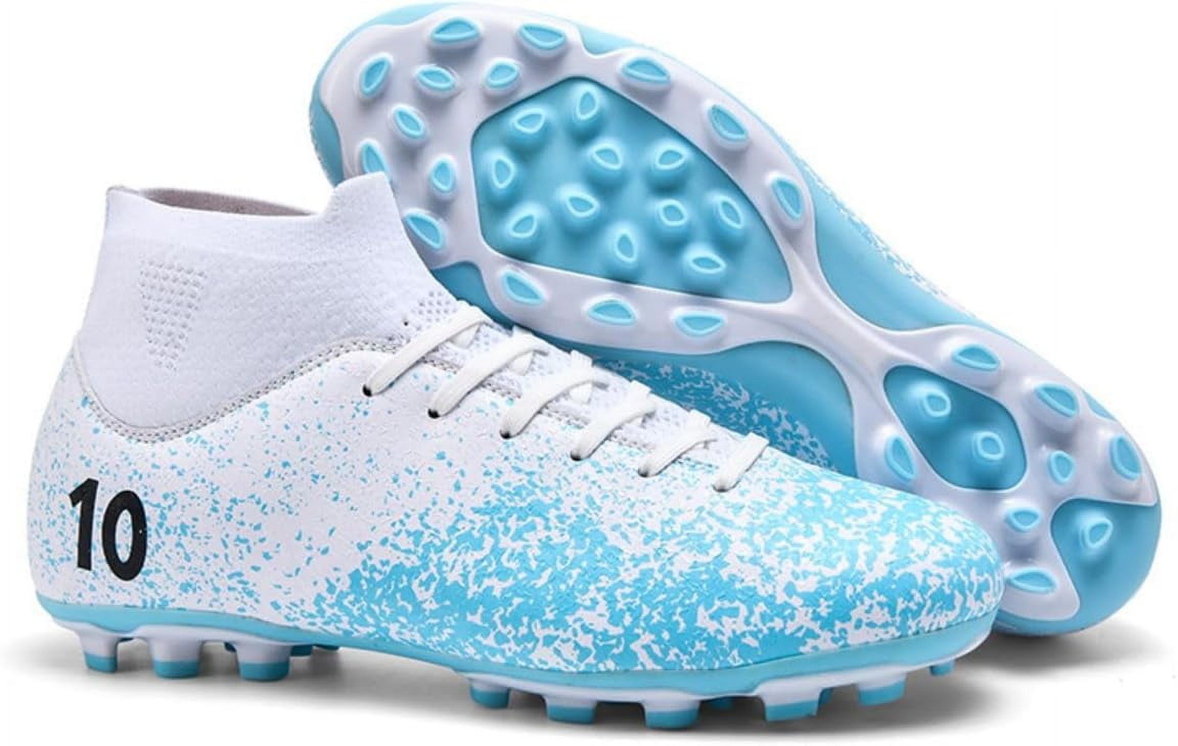 ailishabroy Mens Soccer Cleats Outdoor Spikes: Unisex Football Shoes ...