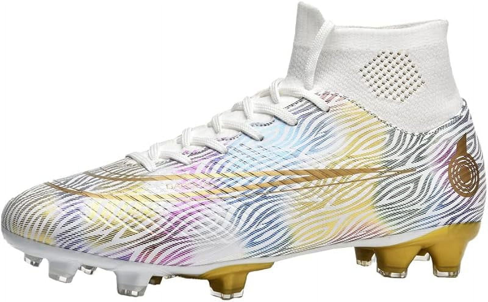 ailishabroy Soccer Shoes for Big Boy Fg/Ag High-top Spikes Football ...