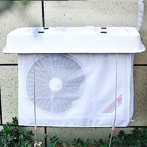 air conditioner unit cover with mesh, outdoor window ac protection ...