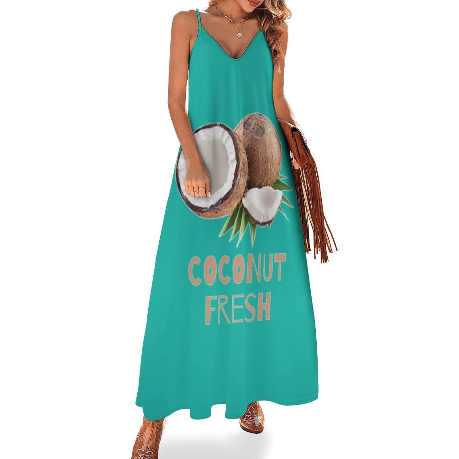 air freshener coconut fresh Sleeveless Dress Woman clothing dresses ...