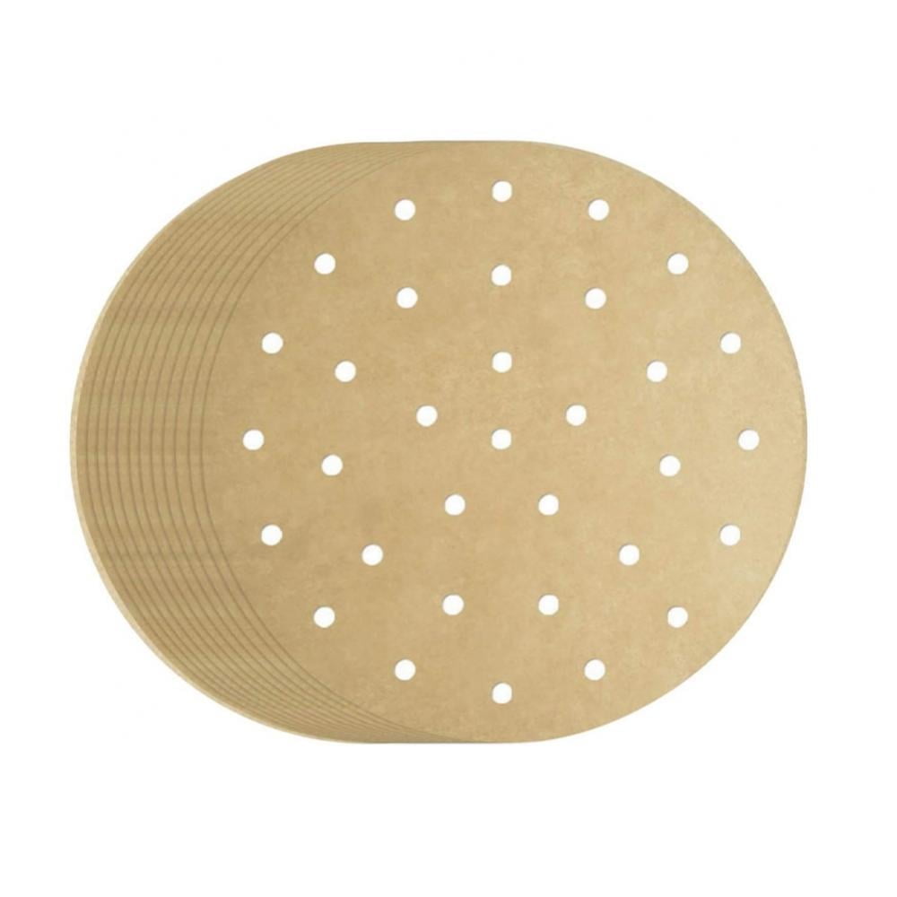 air fryer parchment paper,100pcs 7 inch perforated unbleached round air ...
