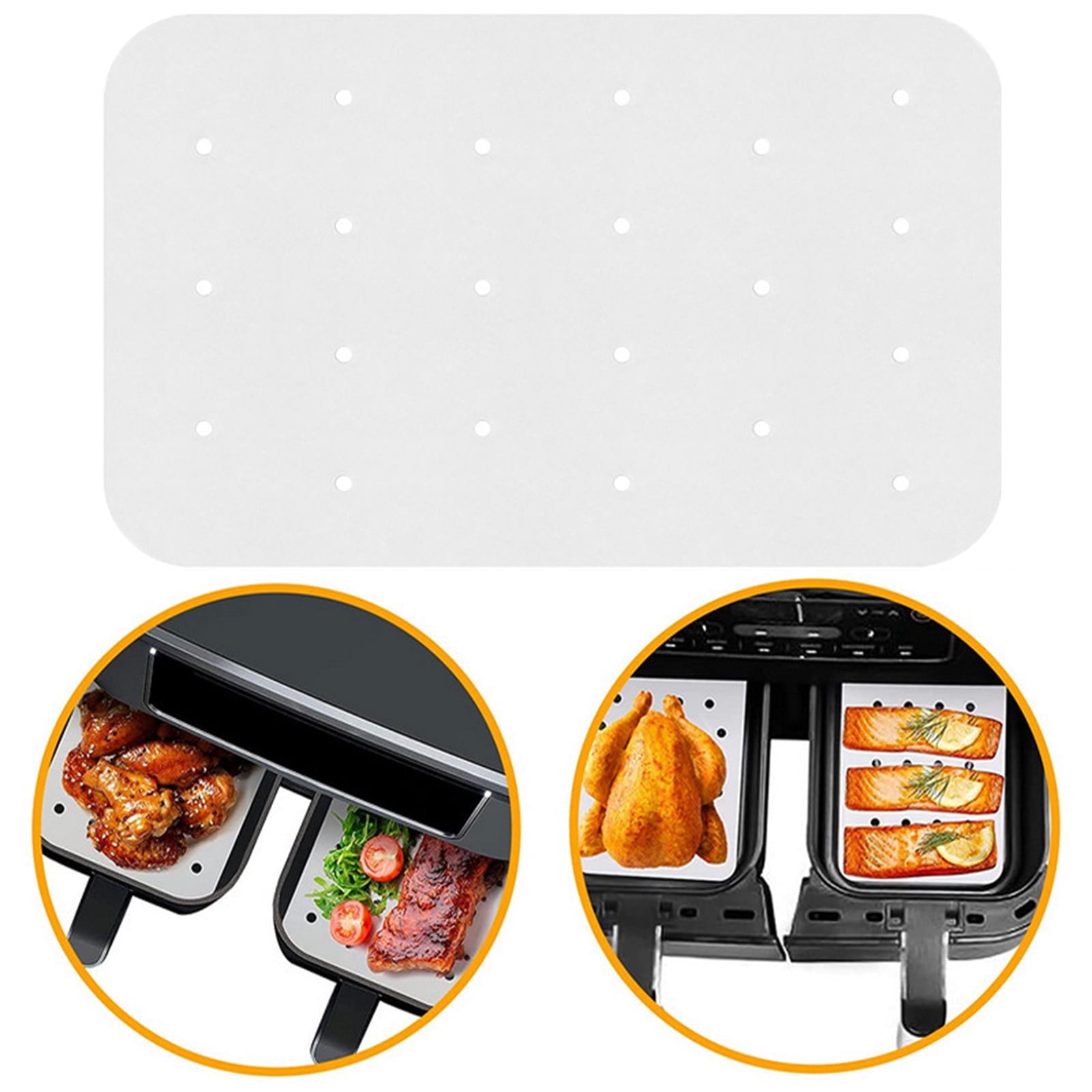 air fryer parchment paper liners, 100pcs non stick air fryer liners ...
